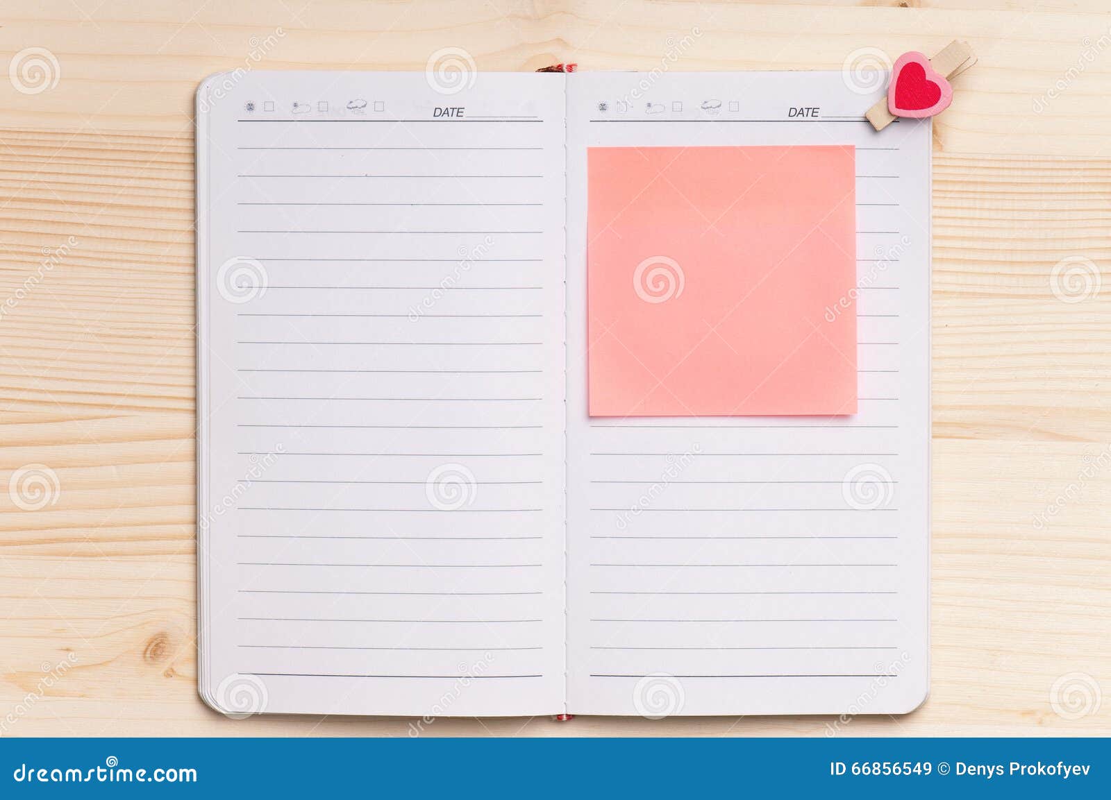 Notepad - top view stock image. Image of paper, material - 66856549