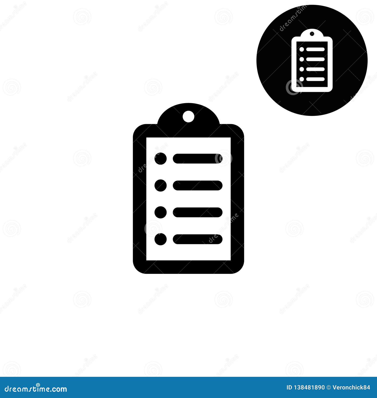 Notepad - White Vector Icon Stock Vector - Illustration of information ...