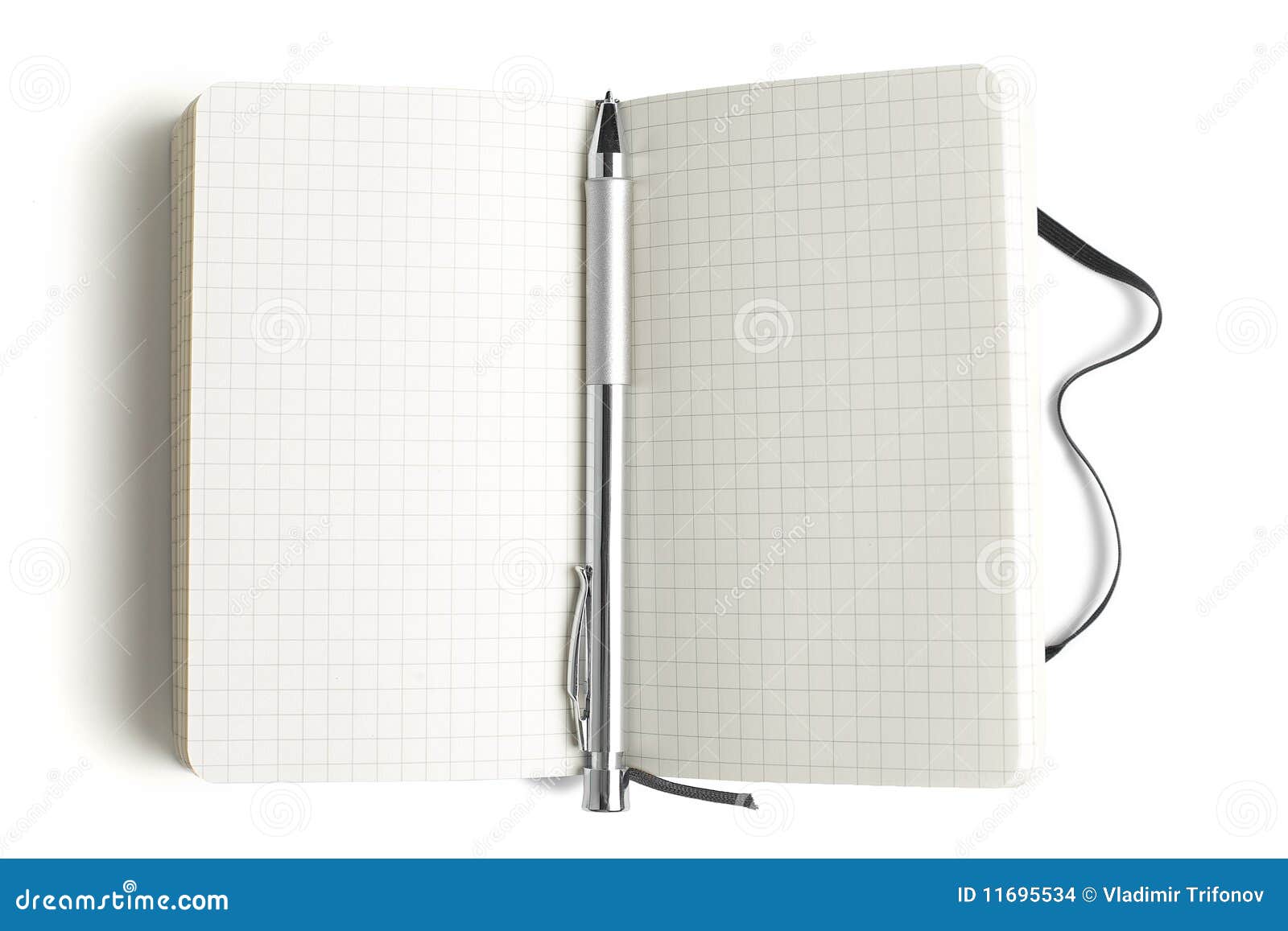 Notepad wit pen stock photo. Image of literature, moleskine - 11695534