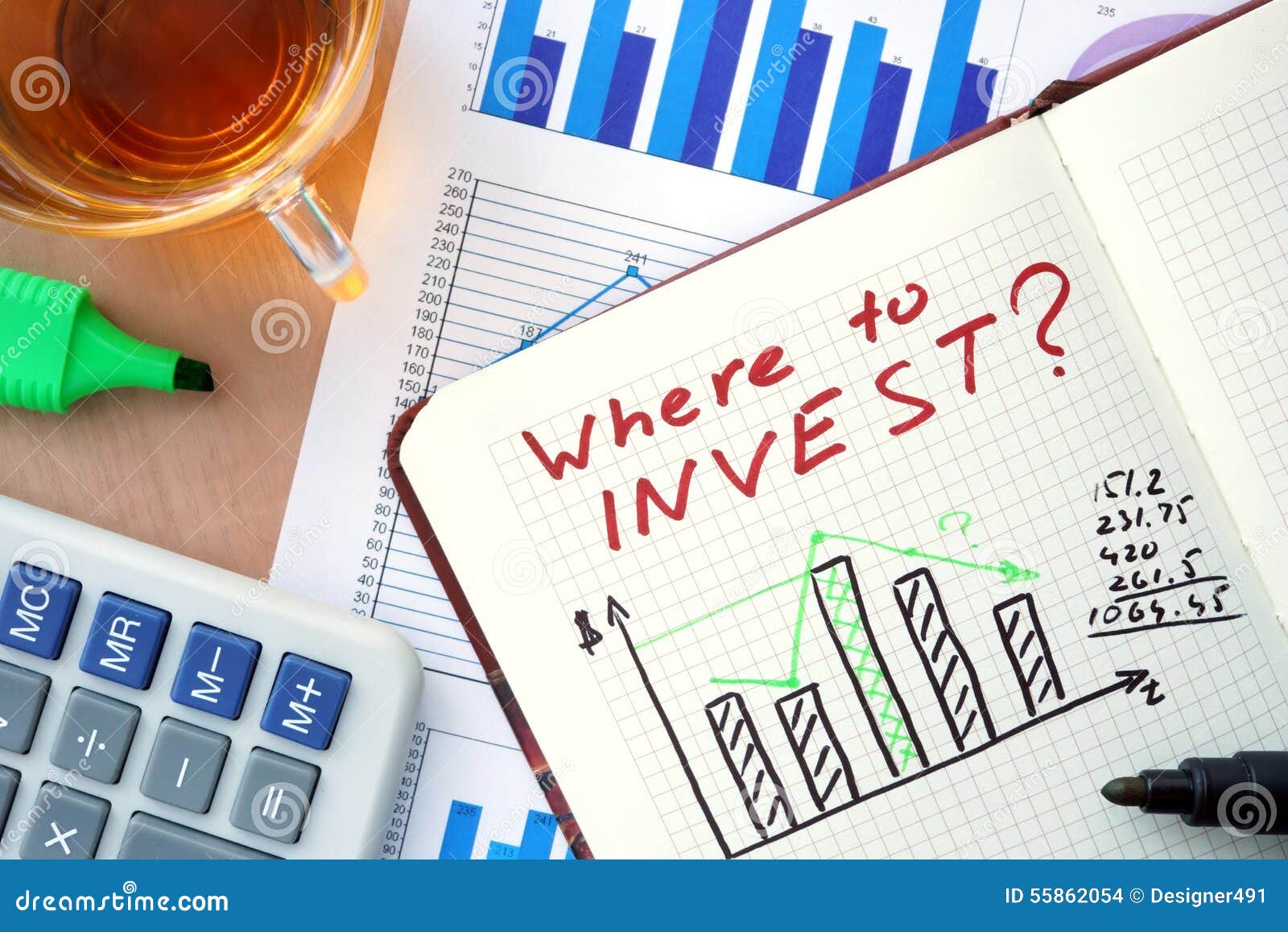 Notepad with Words Where To Invest Concept. Stock Photo - Image of ...