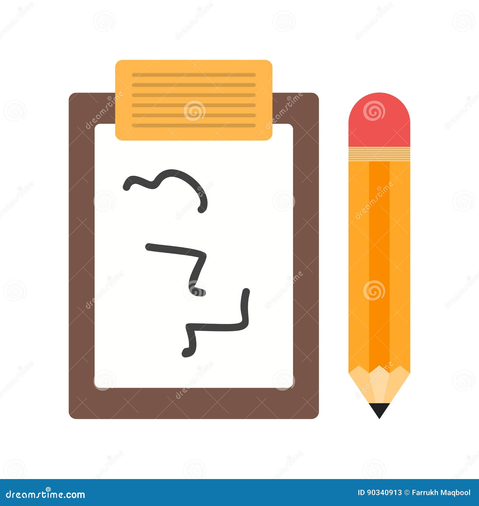 Notepad Cartoon Vector | CartoonDealer.com #90340913