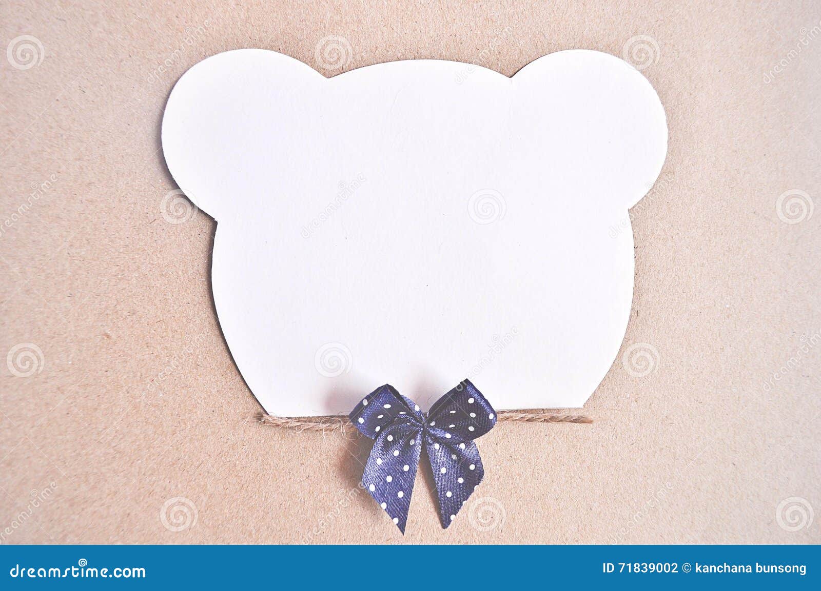 Notepaper with Bear stock photo. Image of blank, list - 71839002