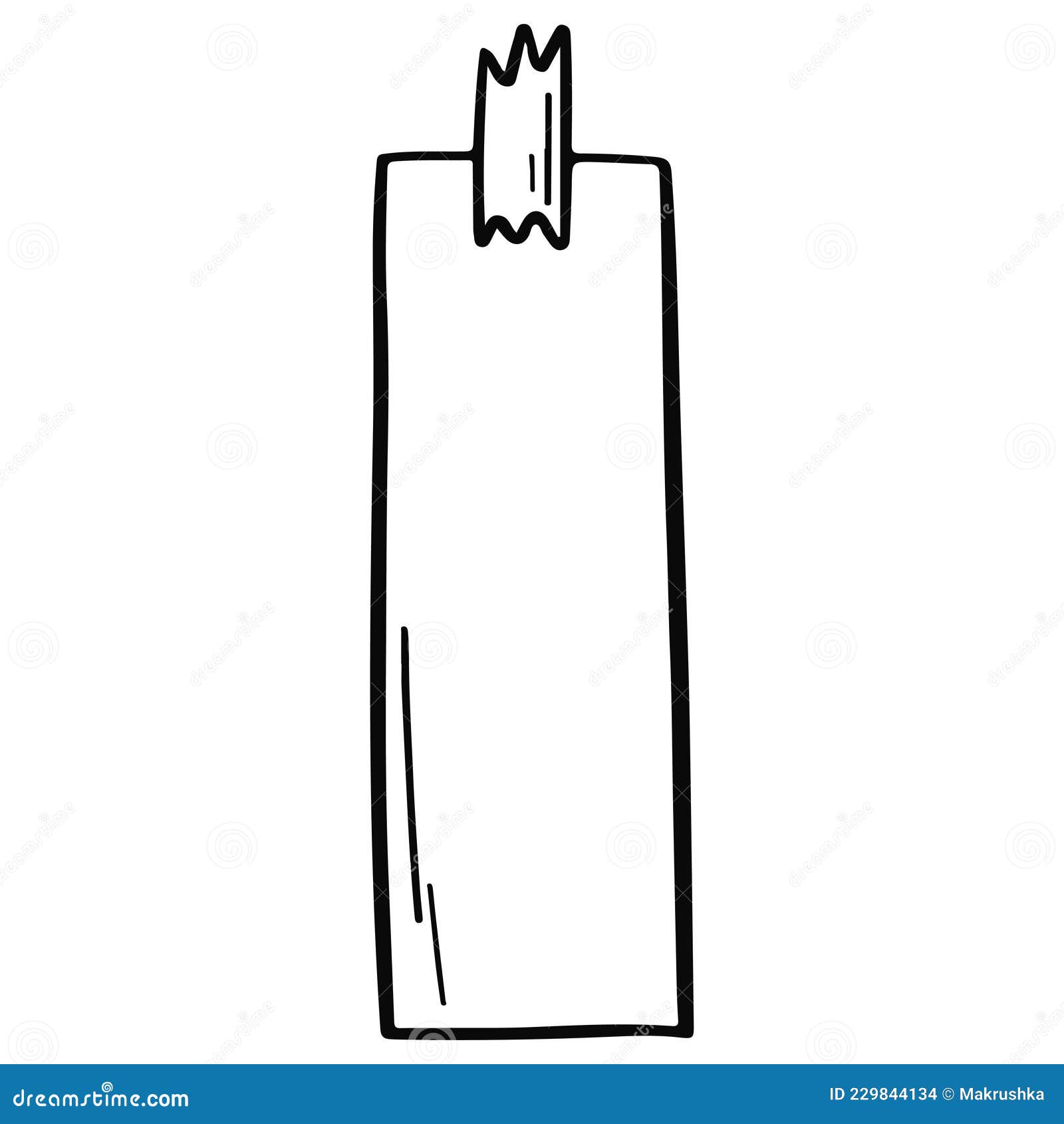 Notepaper in Sketch. Transparent Paper Note in Doodle. Hand Drawn Note ...