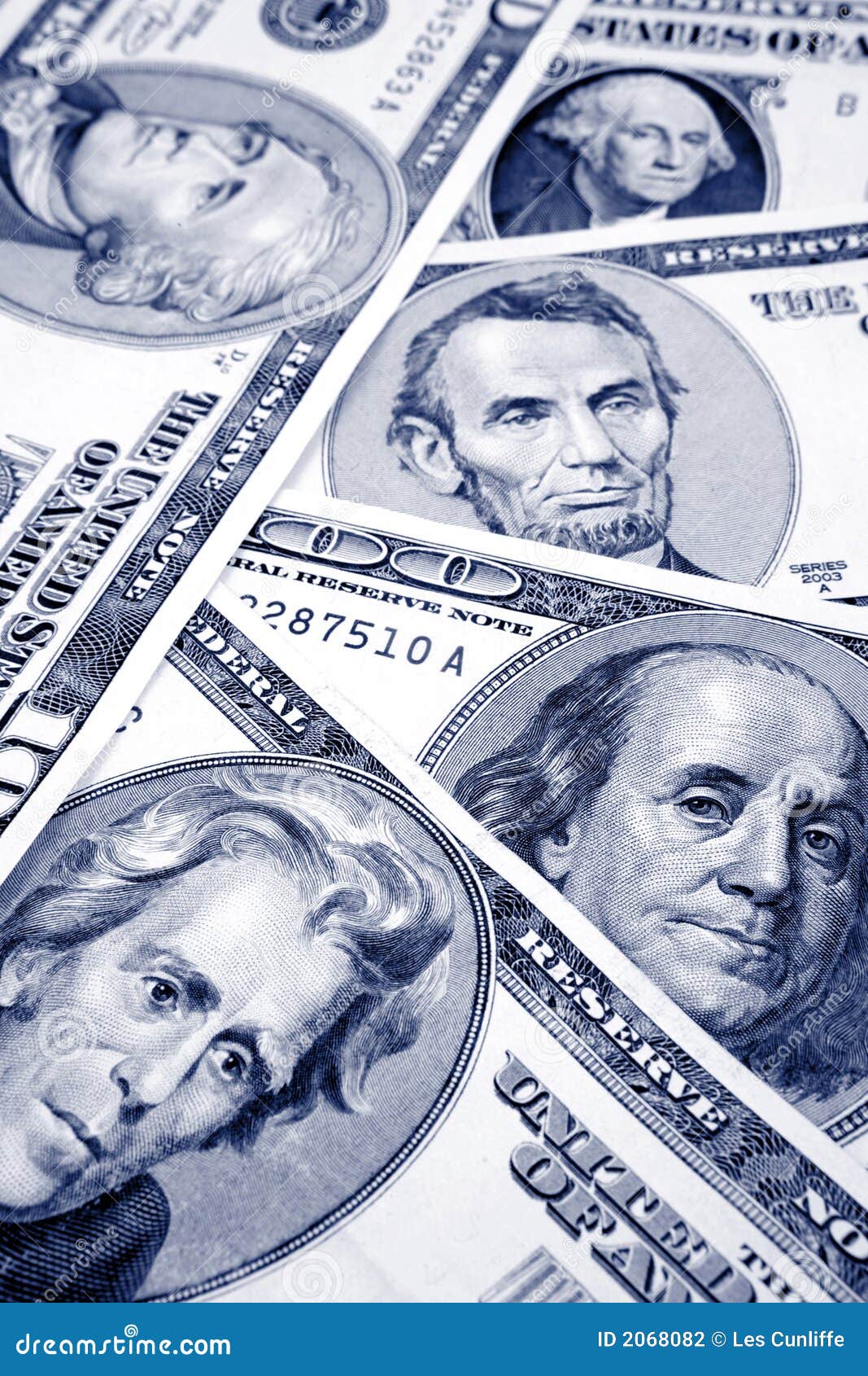 Notes stock photo. Image of american, dollars, funds, exchange - 2068082