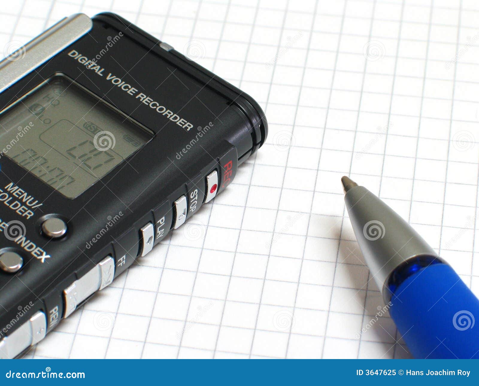 Notes stock image. Image of dictaphone, record, digital - 3647625