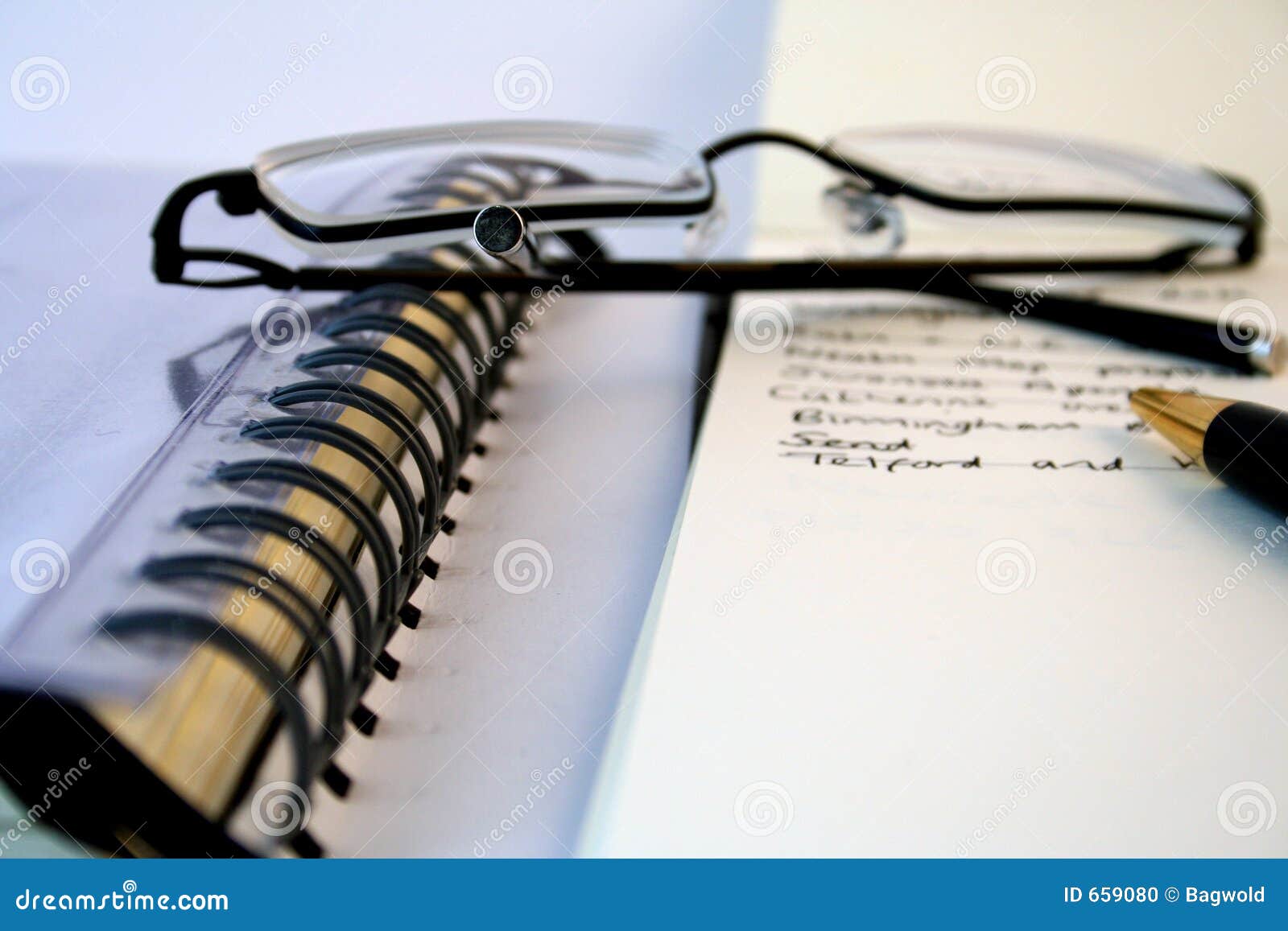 Notes stock photo. Image of glasses, remember, diary, dates - 659080