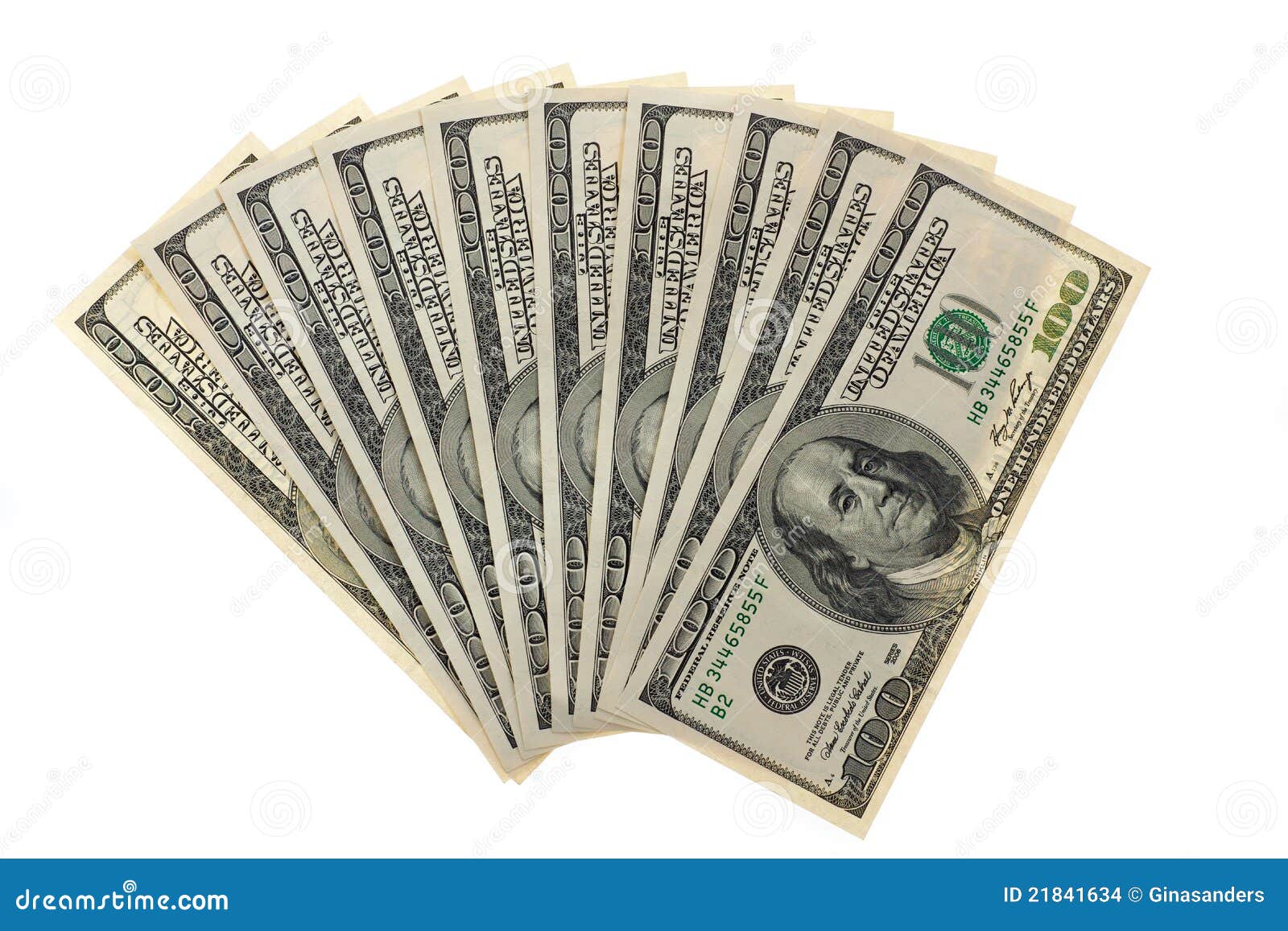Notes from america. stock photo. Image of dollars, expenditure - 21841634