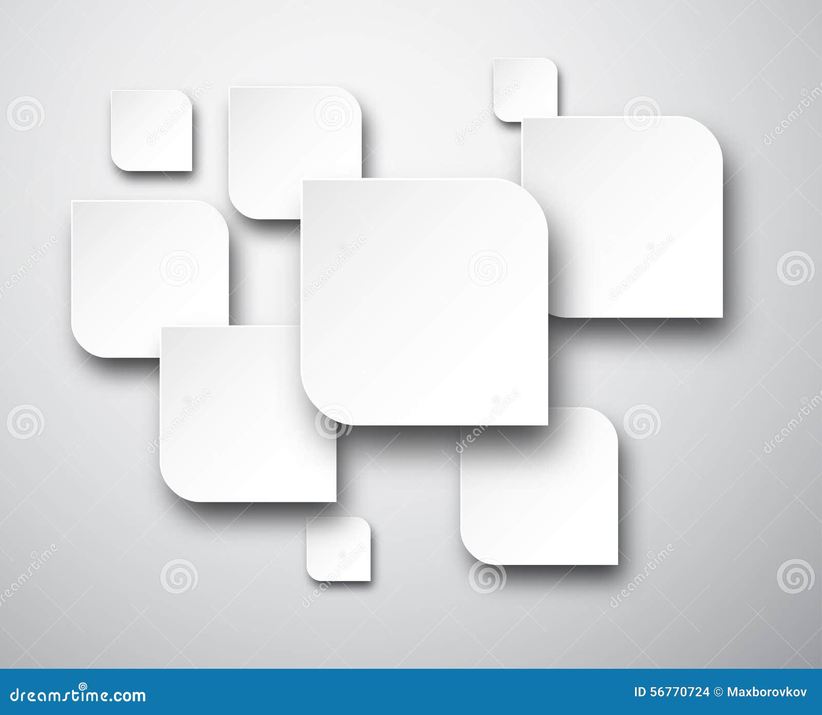 Notes blanches de papier illustration de vecteur. Illustration du ...