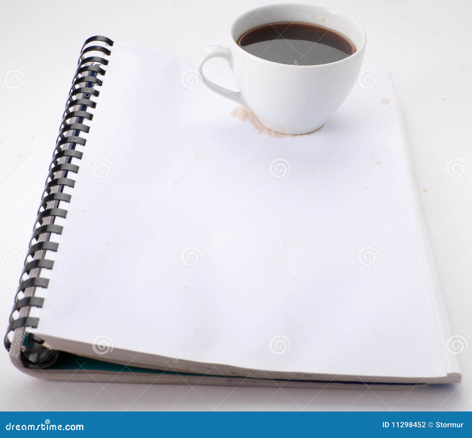 Notes with coffee stock photo. Image of book, coffee - 11298452