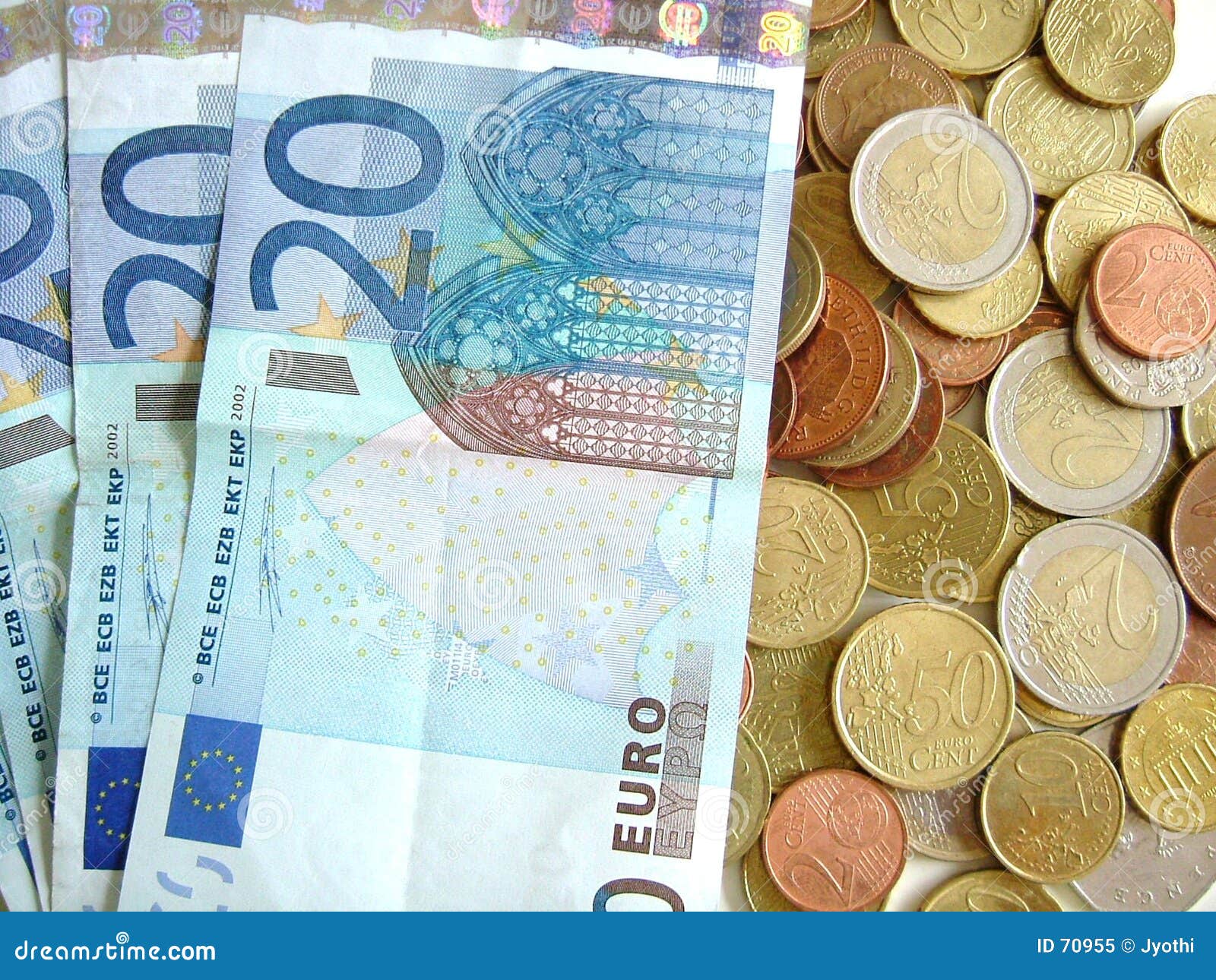 Notes and coins stock image. Image of europe, amount, pounds - 70955