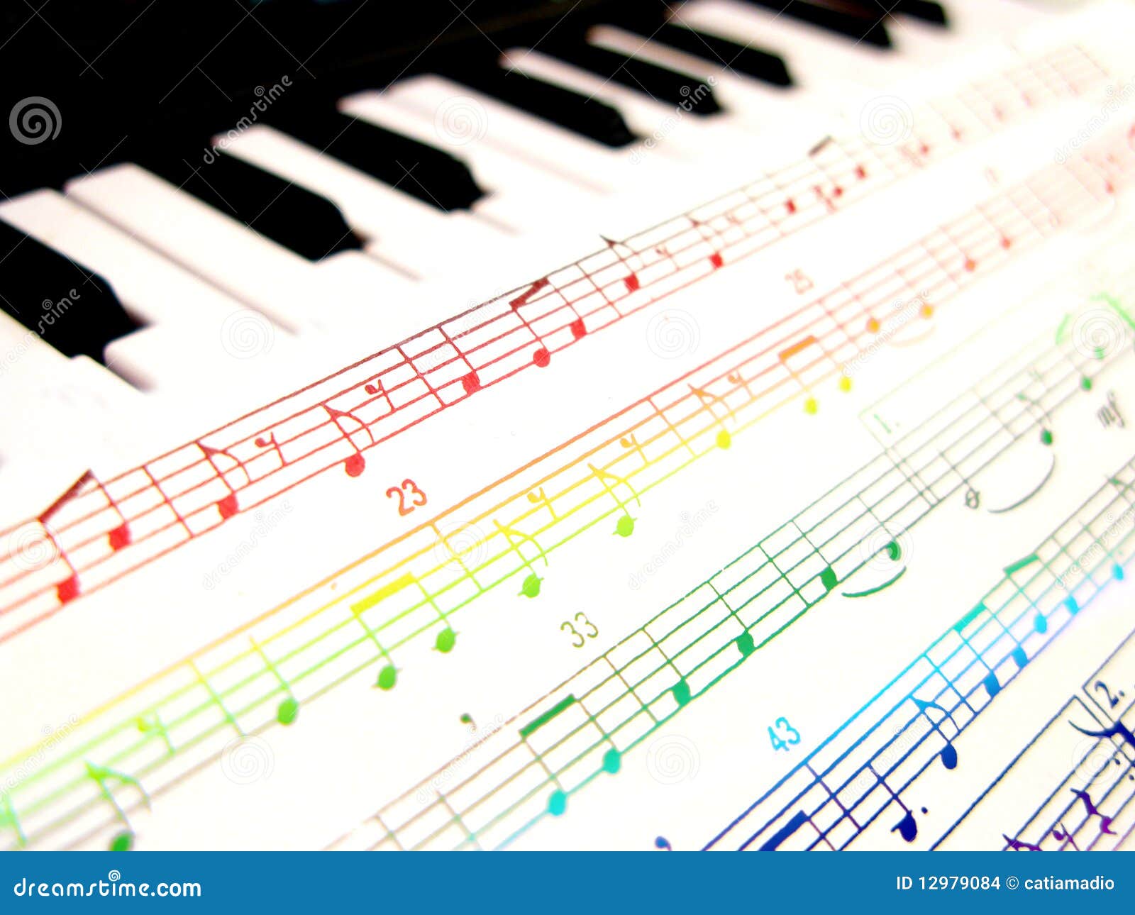 Notes in color stock photo. Image of colors, keyboard - 12979084