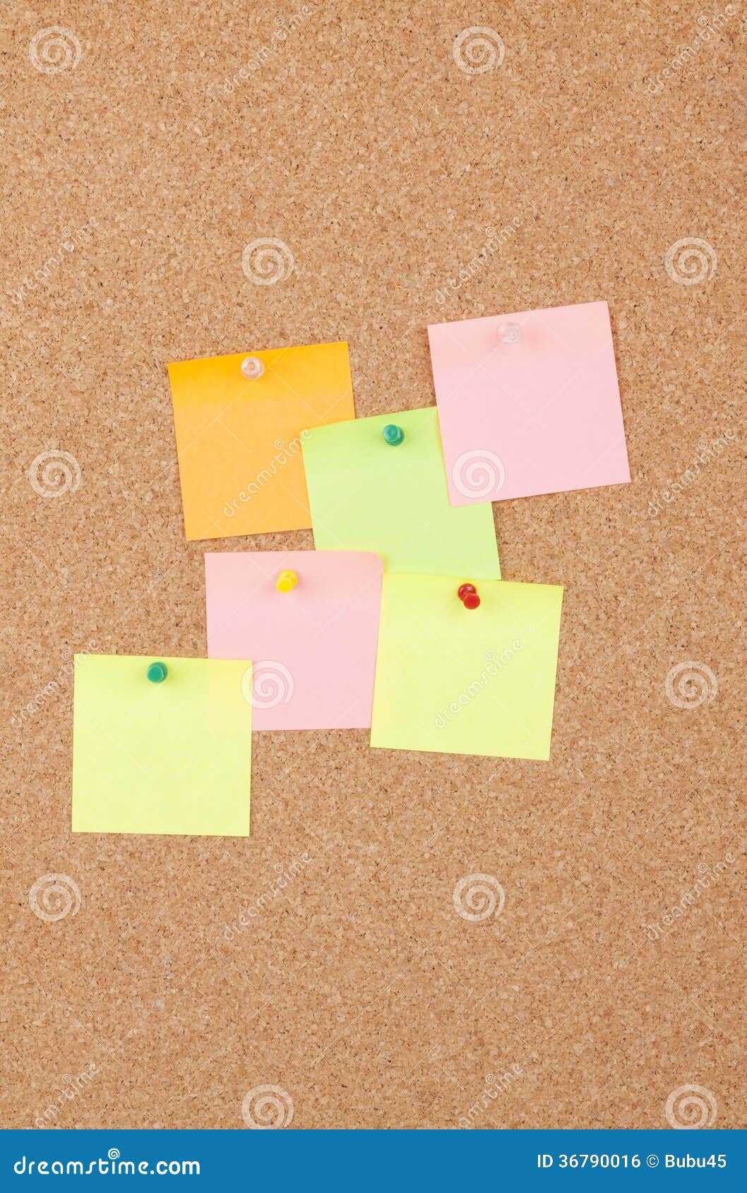 Notes on Cork Board stock photo. Image of announce, icon - 36790016