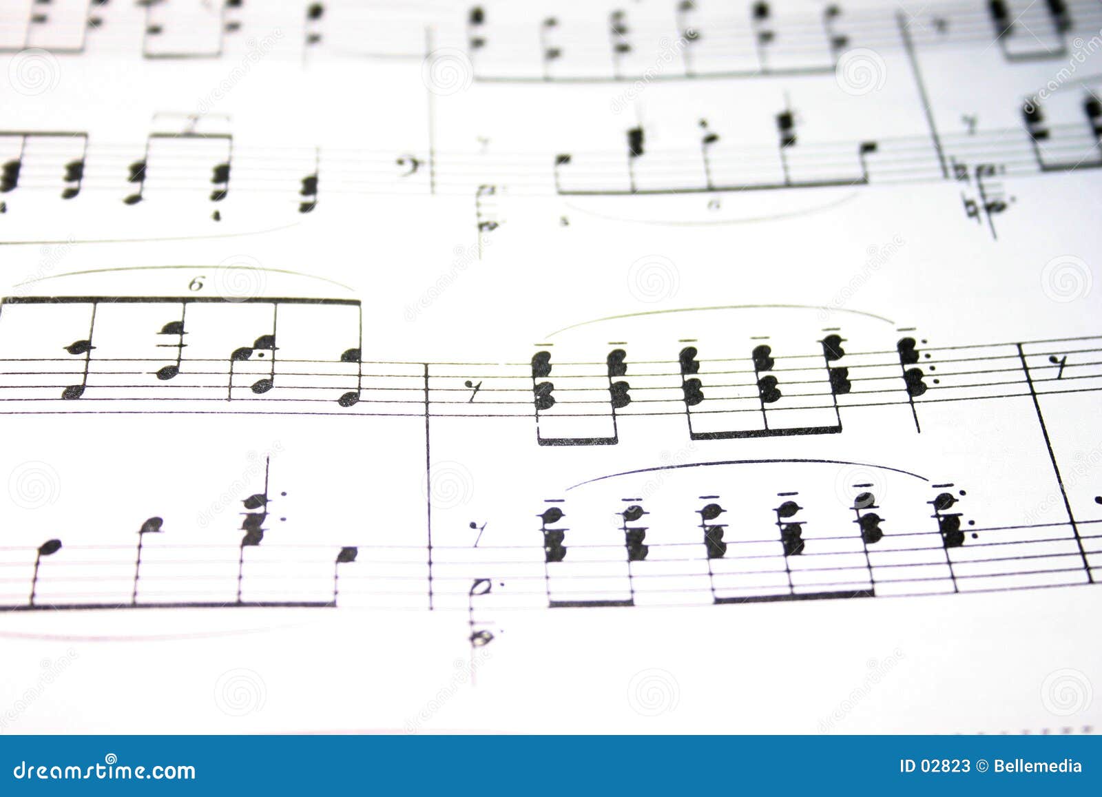 Notes de musique image stock. Image du remarques, couleur - 2823