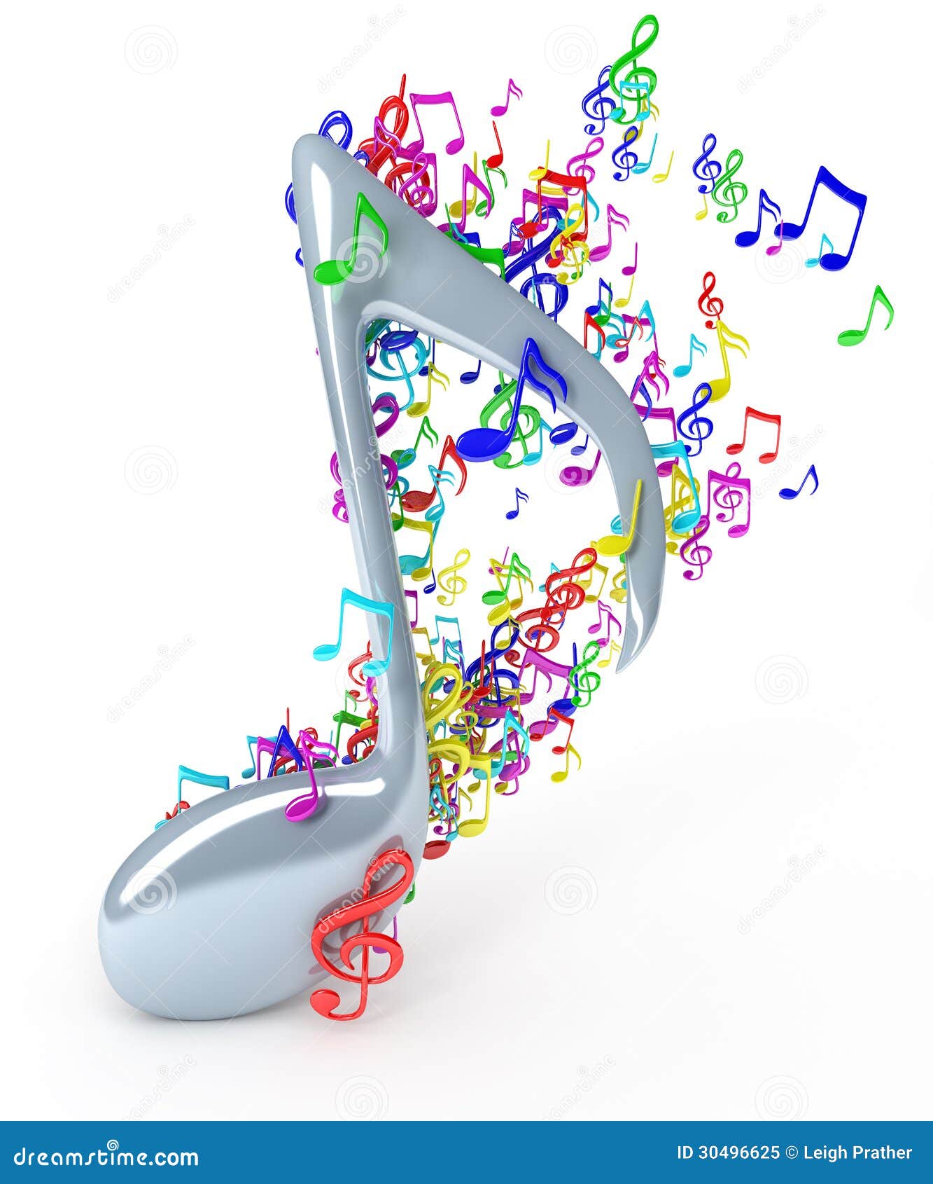 Notes de musique illustration stock. Illustration du frais - 30496625