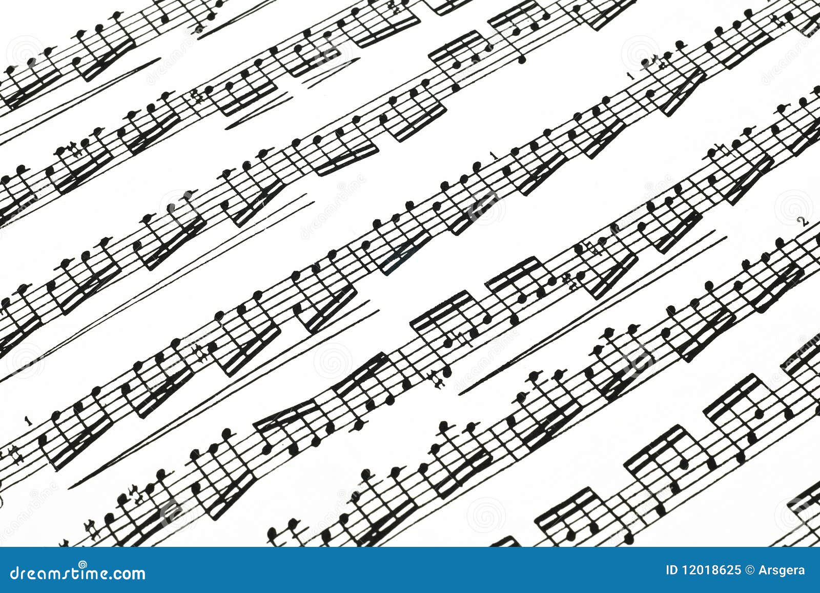 Notes De Musique Sur Le Papier Image stock - Image du dessin, musique ...