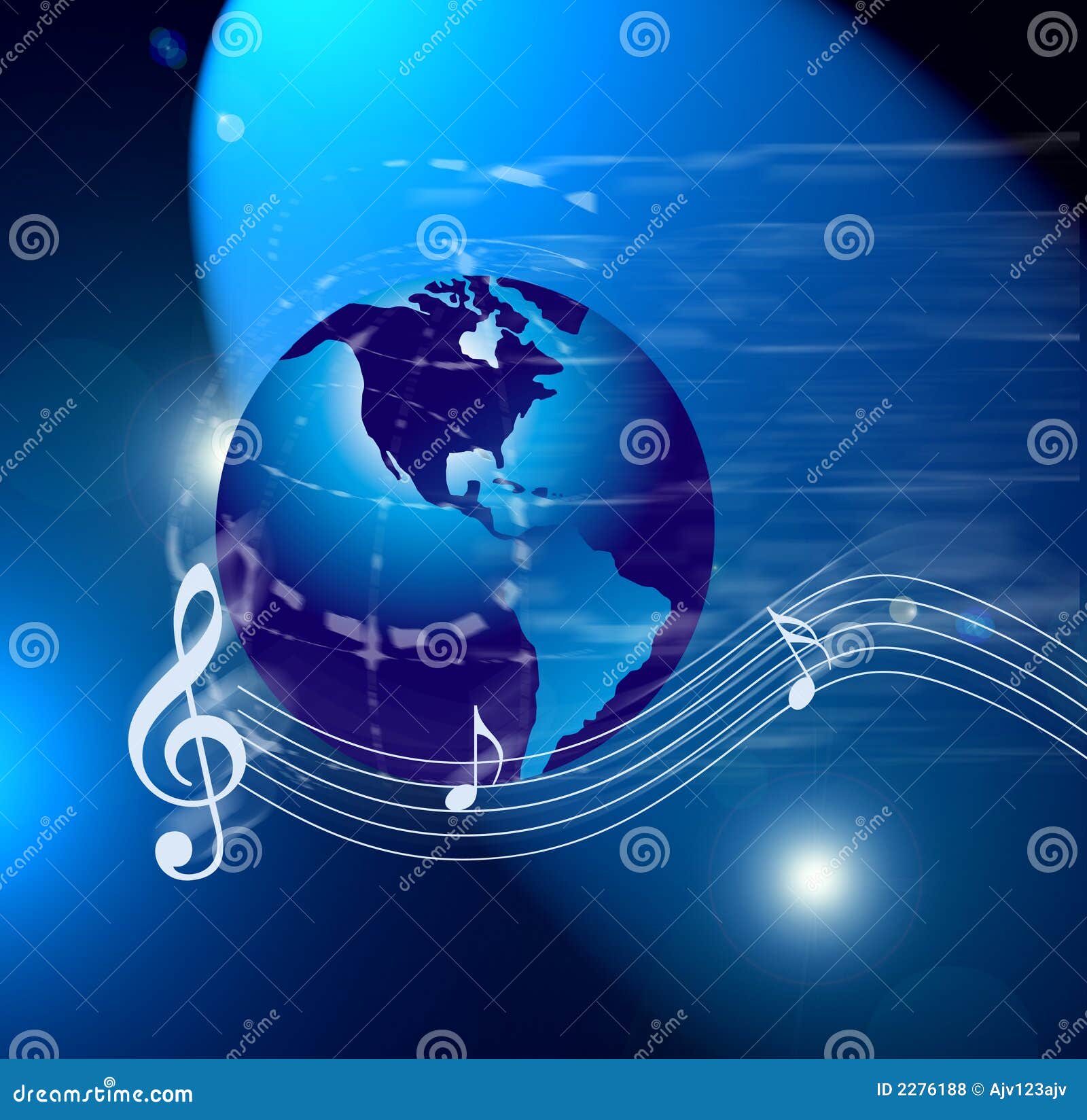 Notes Du Monde De Musique D'Internet Photo stock - Image du écoutez ...