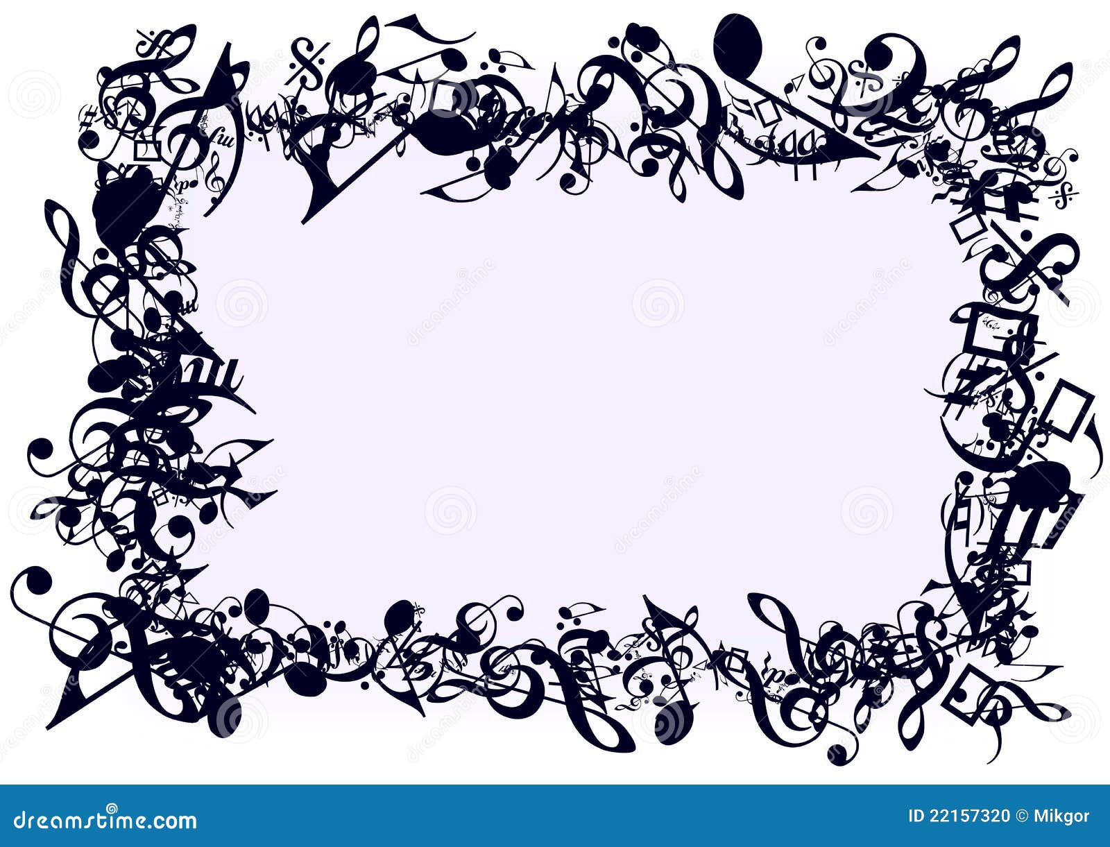 Notes Frame stock vector. Illustration of border, isolated - 22157320