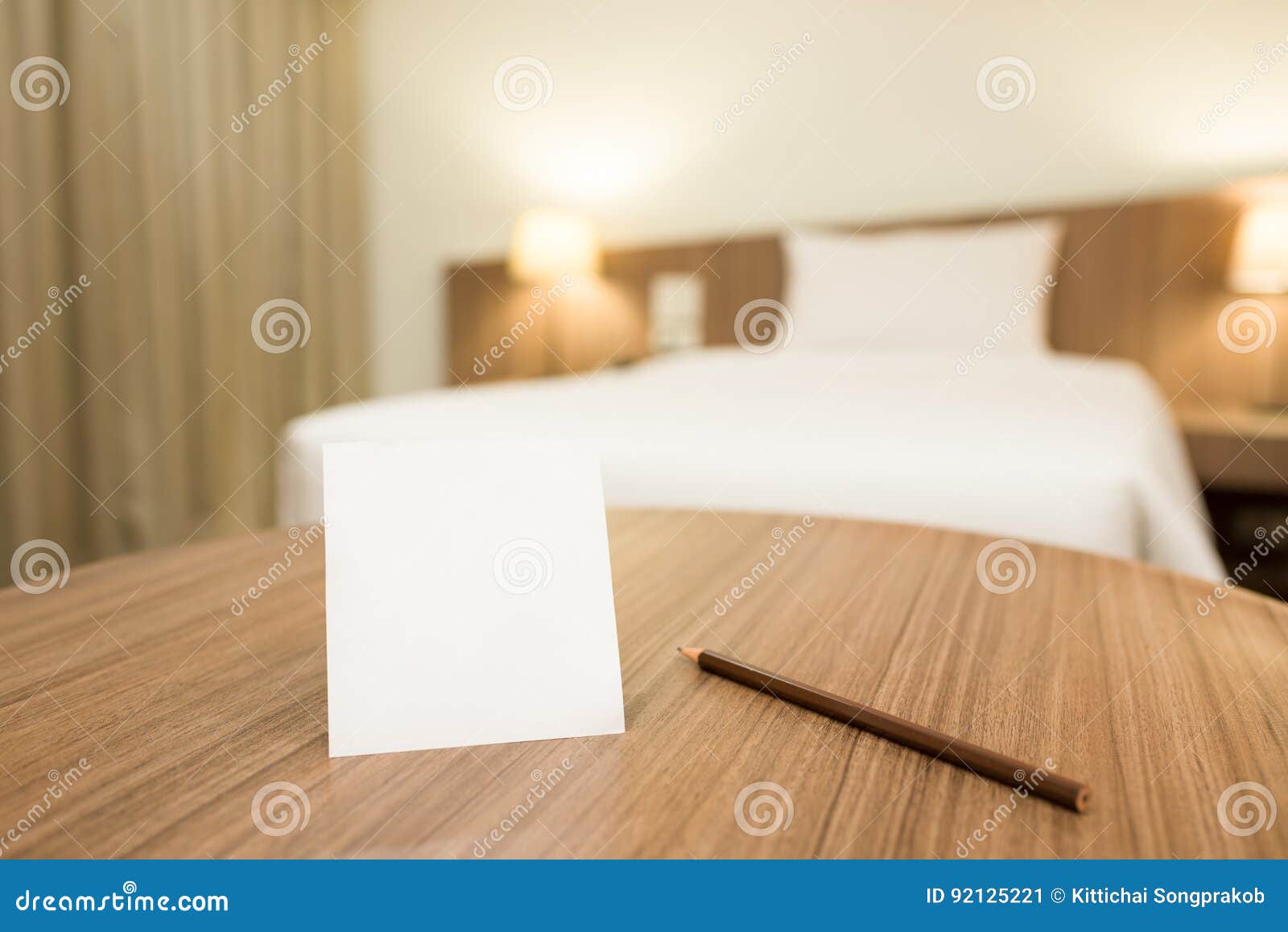 Notes in a hotel room stock image. Image of local, night - 92125221
