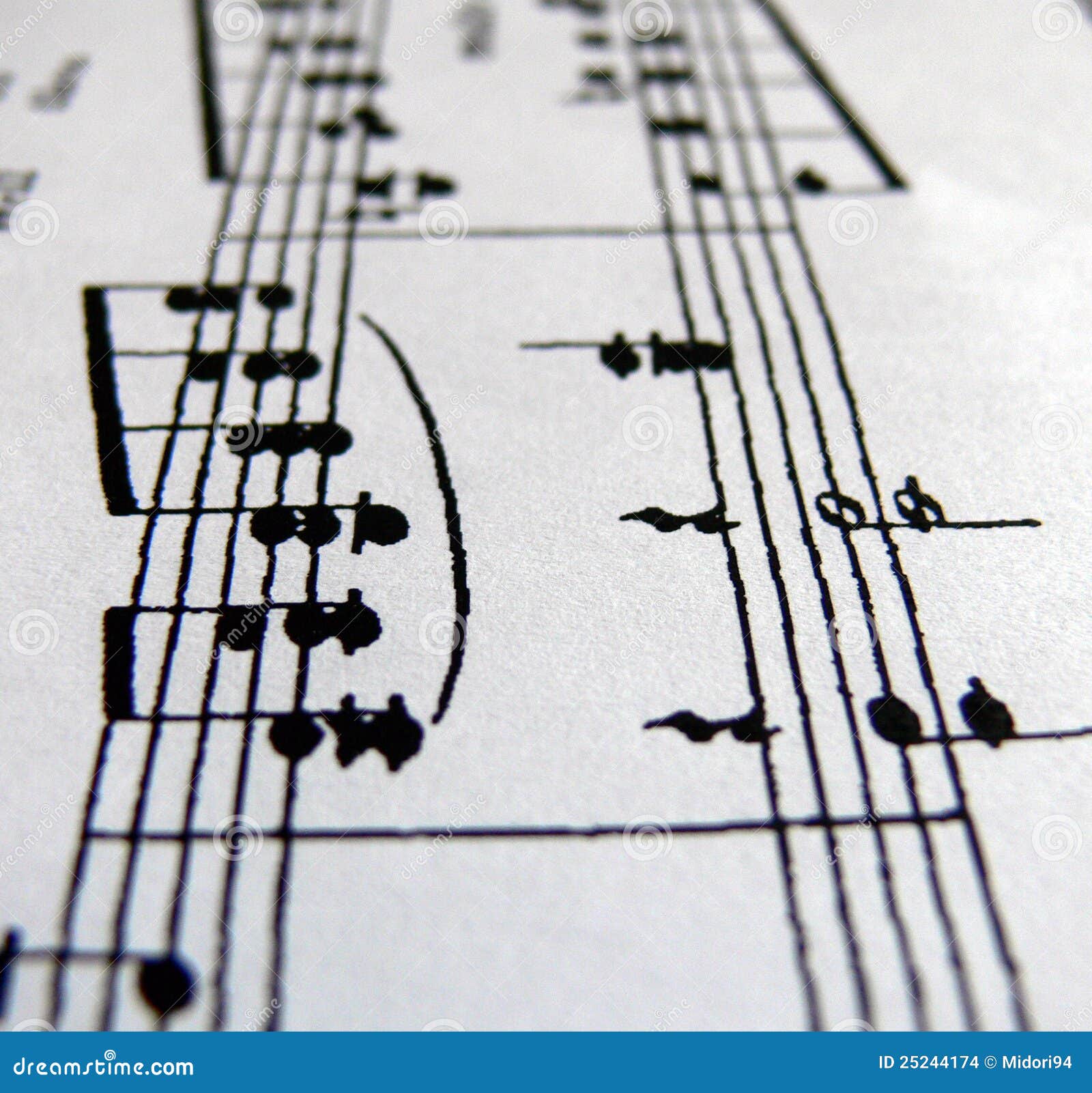 Notes line stock photo. Image of melodic, detail, melody - 25244174