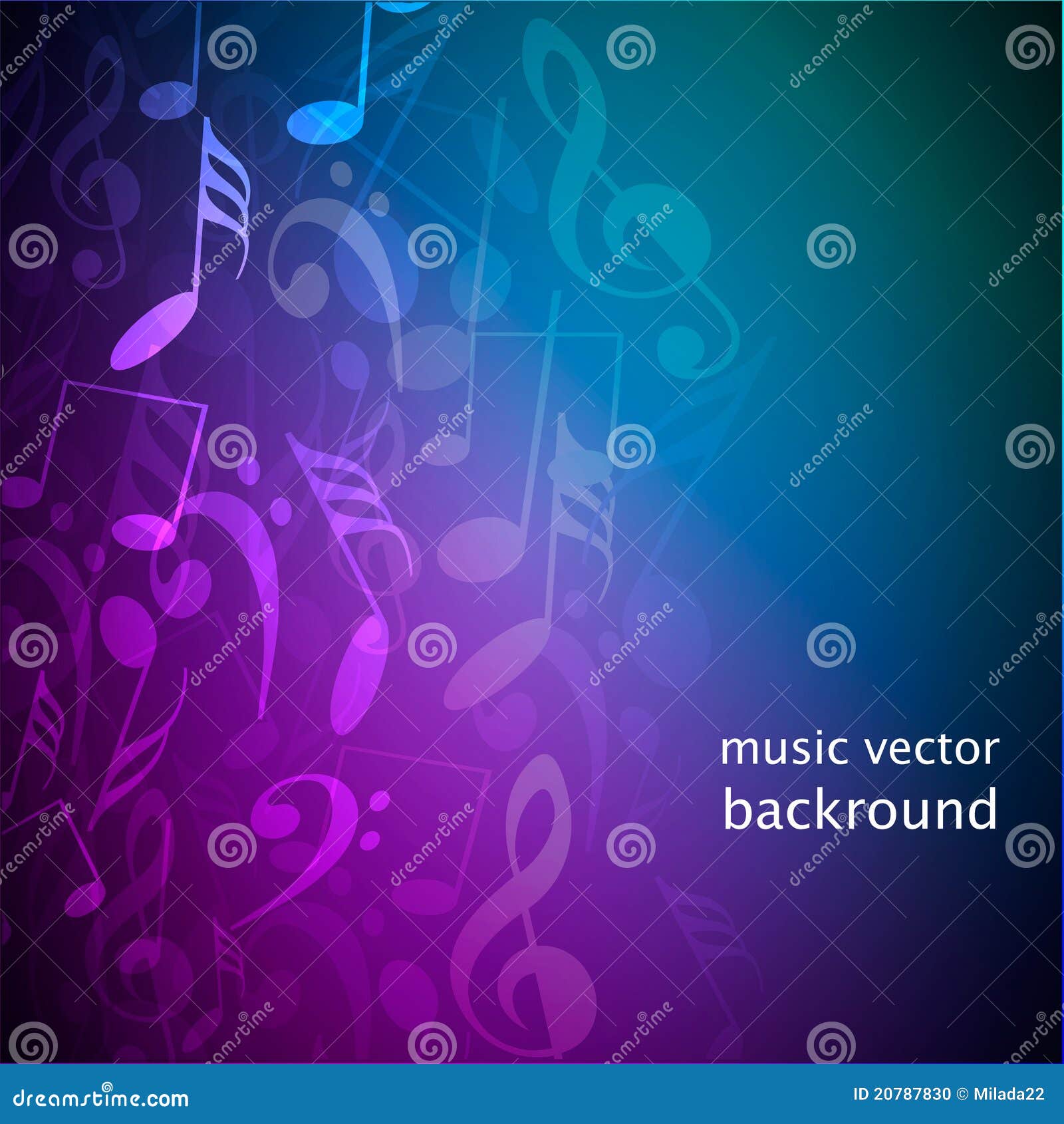 Notes music background stock illustration. Illustration of cover - 20787830
