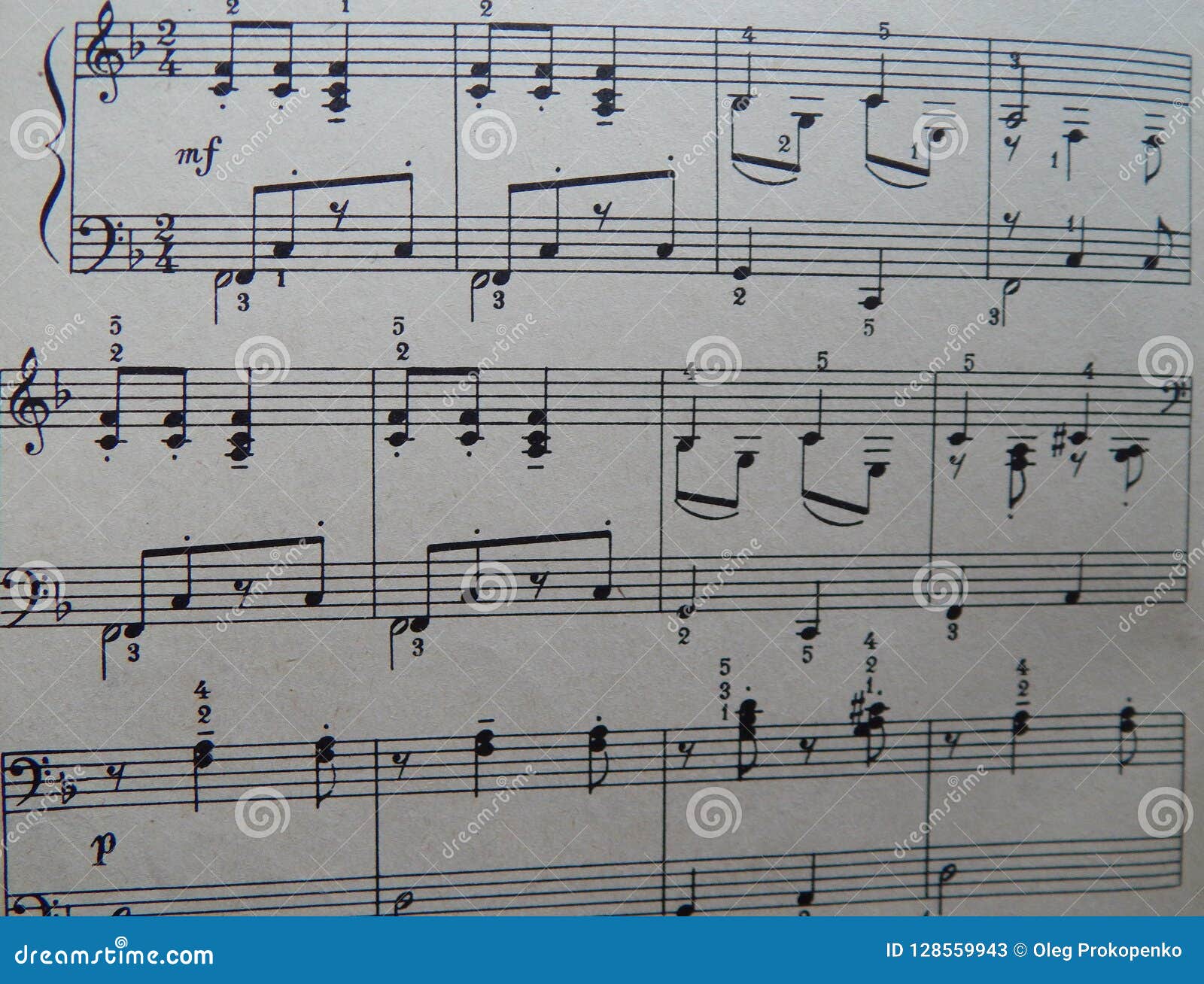 Notes for Music Lessons Solfeggio Stock Image - Image of professional ...