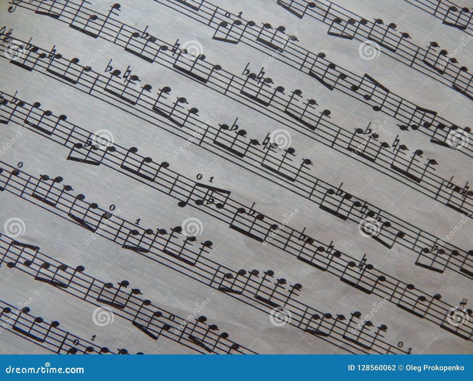 Notes for Music Lessons Solfeggio Stock Photo - Image of learning ...