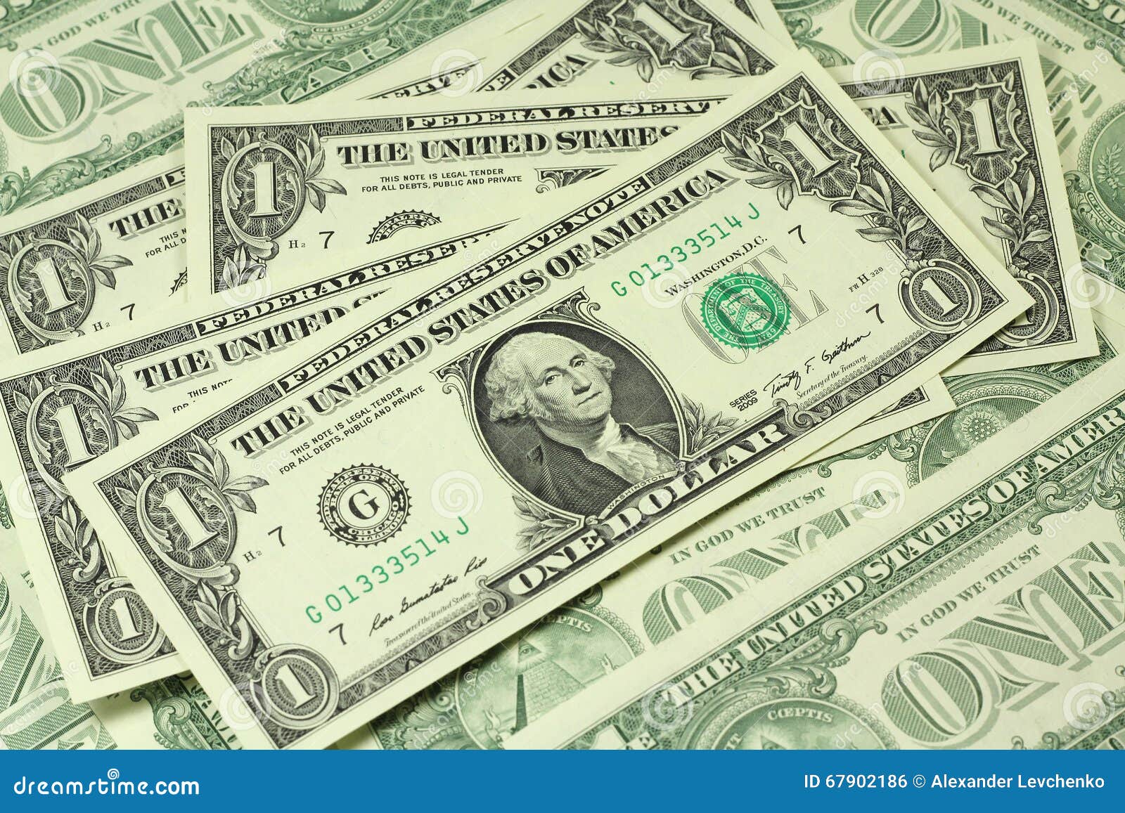 Notes One US Dollar Background Stock Photo - Image of american, assets ...