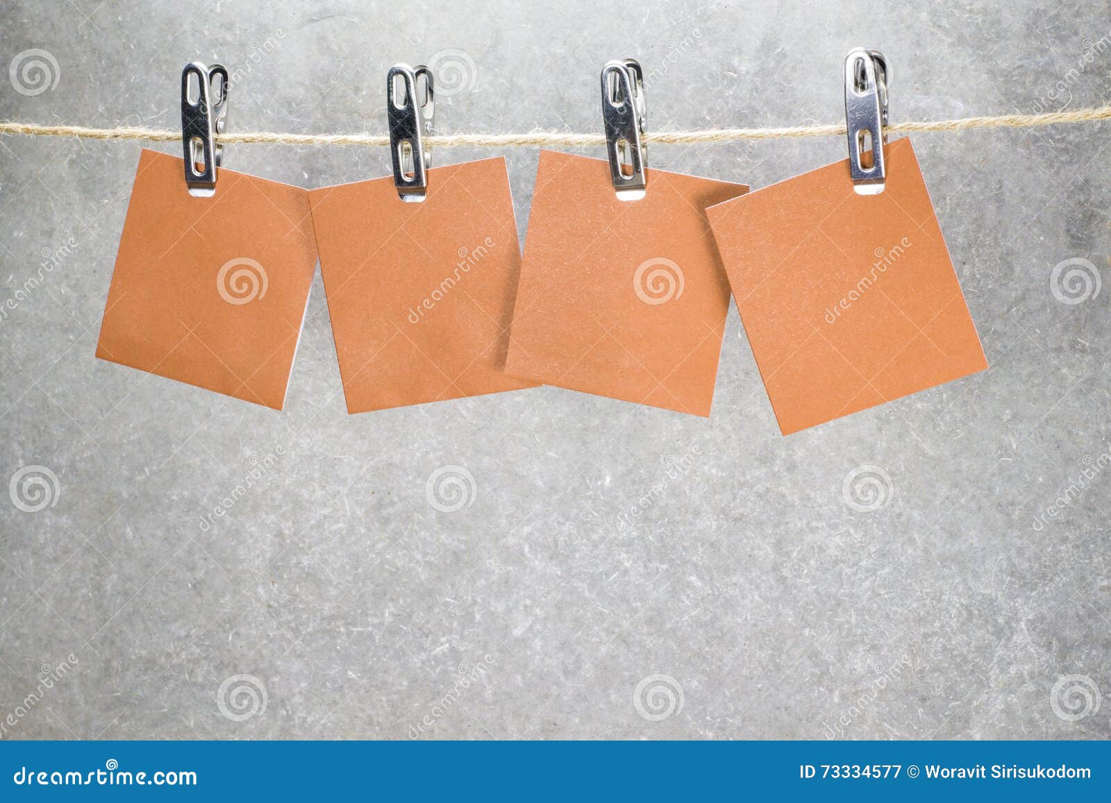 Notes Paper Cards in Clothes Pegs Stock Image - Image of clothesline ...