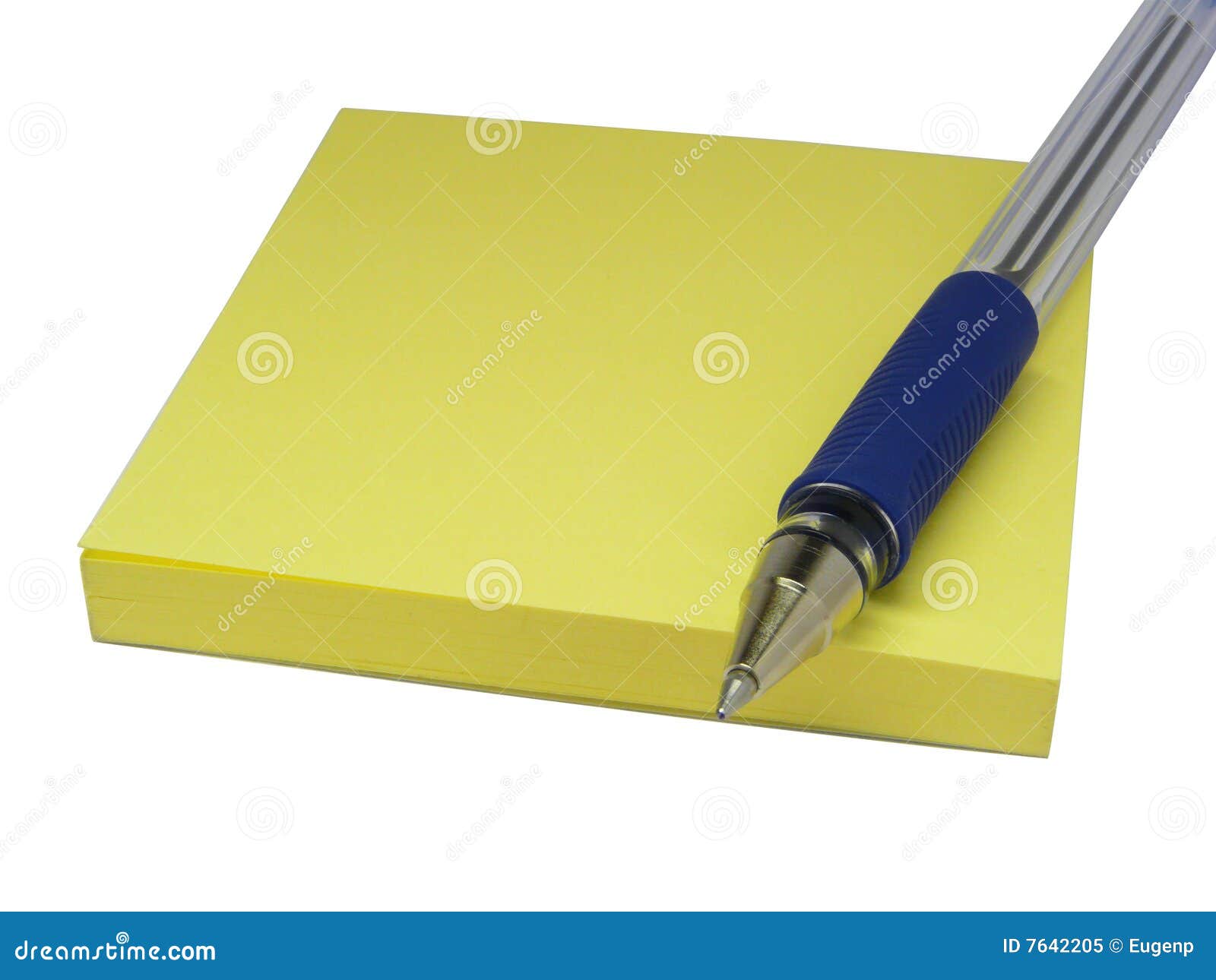 Notes with pen stock image. Image of office, learning - 7642205