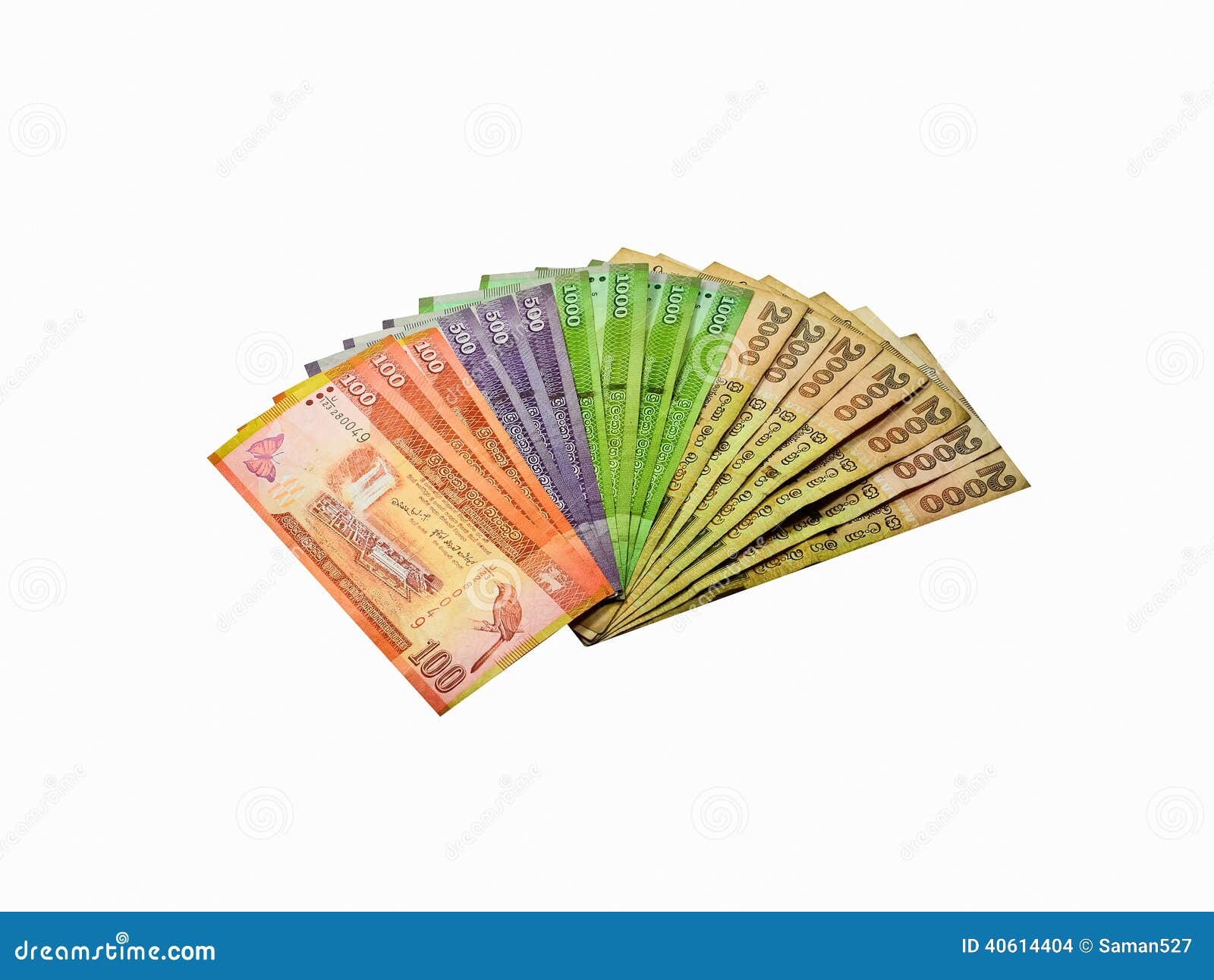 Notes Sri-lankaises De Roupie De Devise Photo stock - Image du devise ...