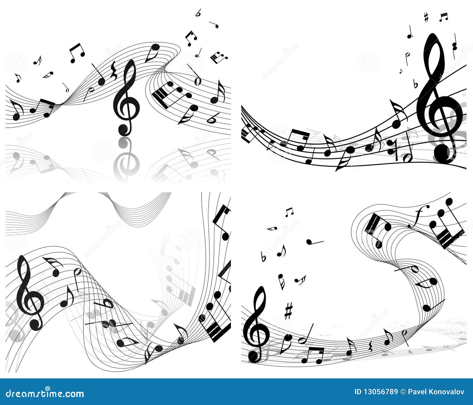 Notes staff stock vector. Illustration of illustrations - 13056789