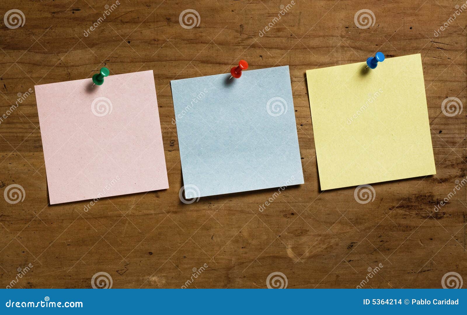 Notes with Tack stock photo. Image of isolated, office - 5364214