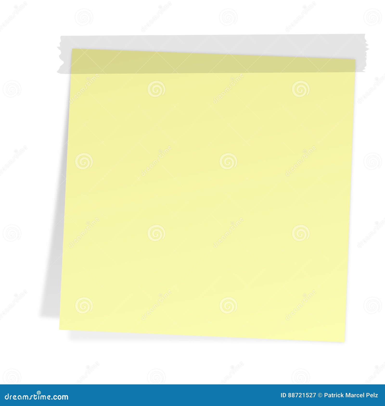 Notes with tape stock vector. Illustration of colored - 88721527