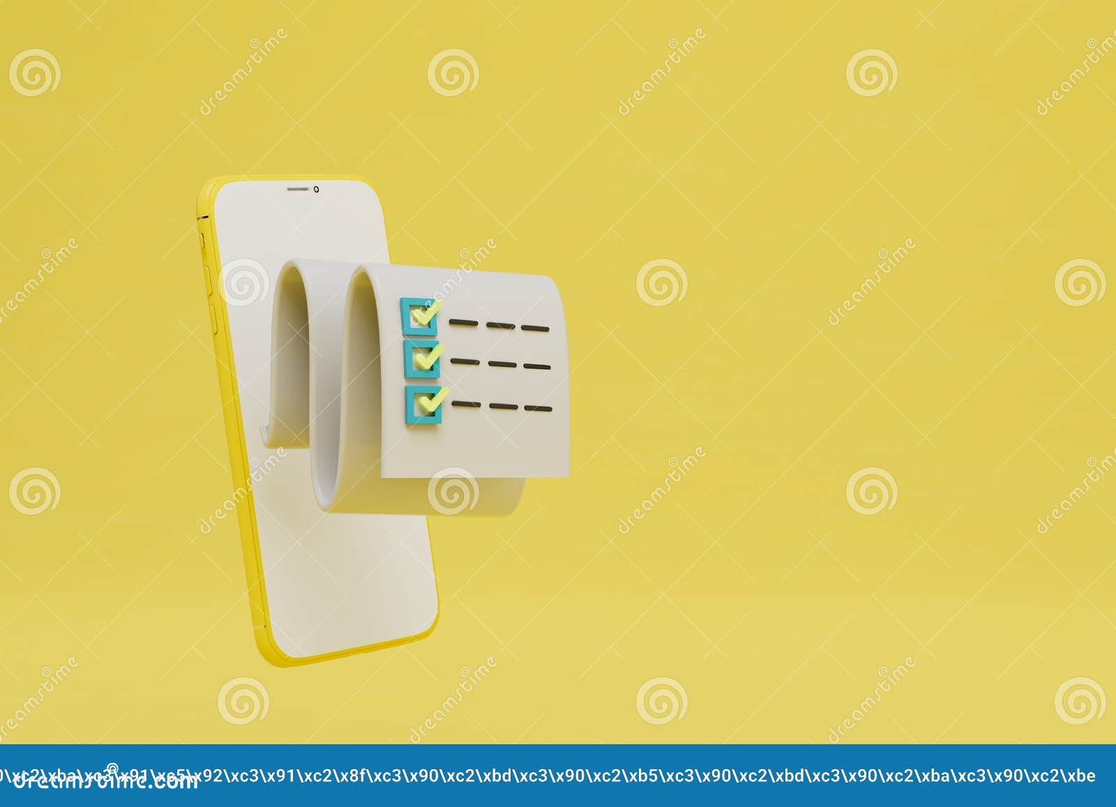 Notes on Tasks for the Day in the Smartphone. Smartphone and Task Sheet ...