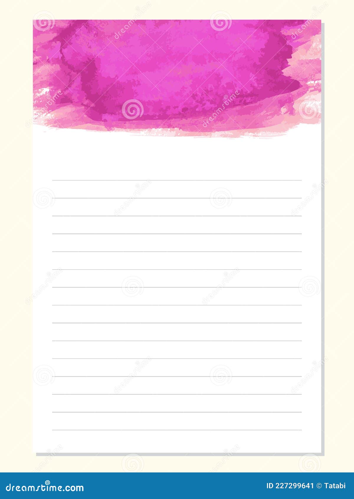 Notes, To Do List, daily Planner Vector Template Stock Vector ...