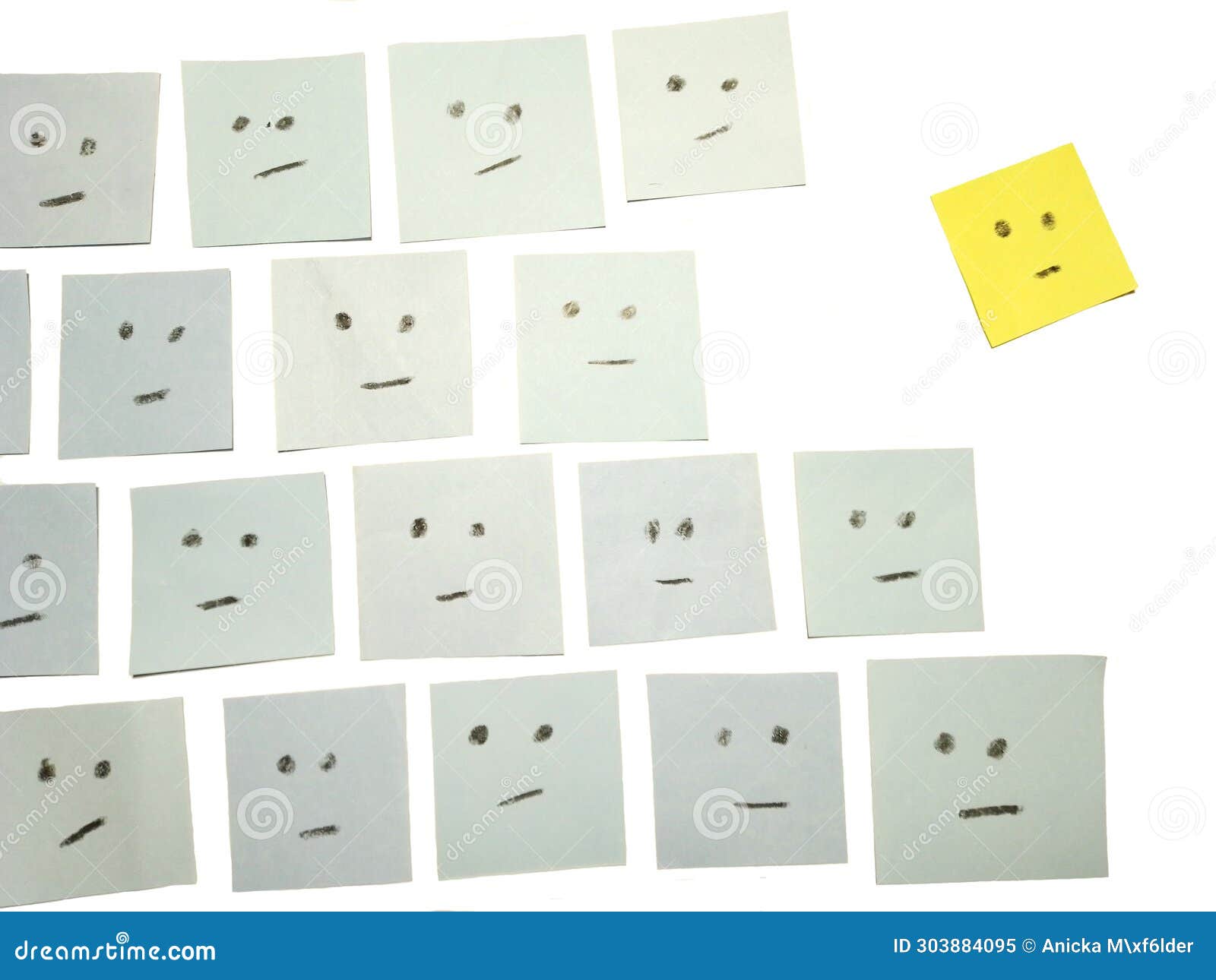 The Concept Of Exclusion From The Group Made Using Colored Stones On A ...