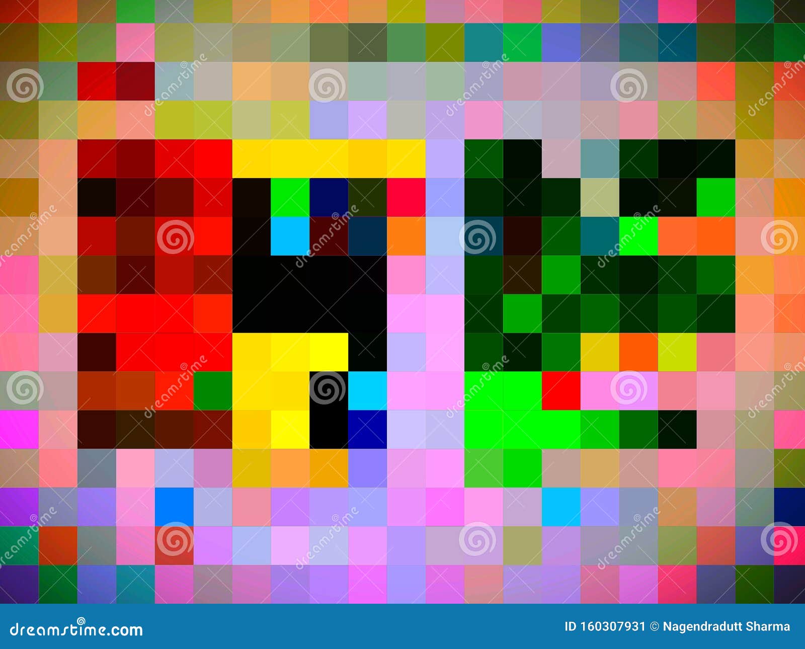 A Noteworthy Graphical Design Of Colorful Cute Pattern Of Squares Stock ... A Noteworthy Graphical Design Of Colorful Cute Pattern Of Squares Stock ...