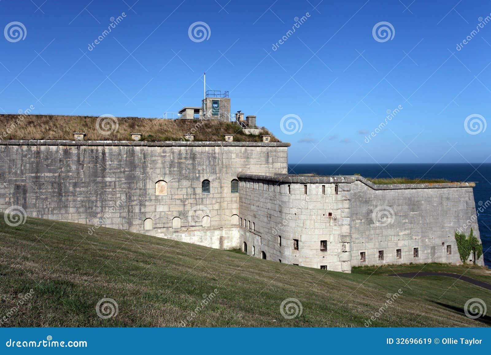 Nothe Fort stock image. Image of seashore, south, ocean - 32696619