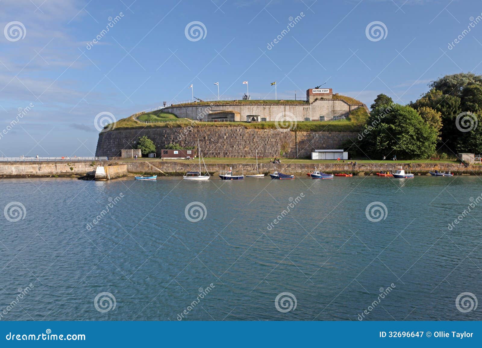 Nothe Fort stock image. Image of weymouth, clouds, ngland - 32696647