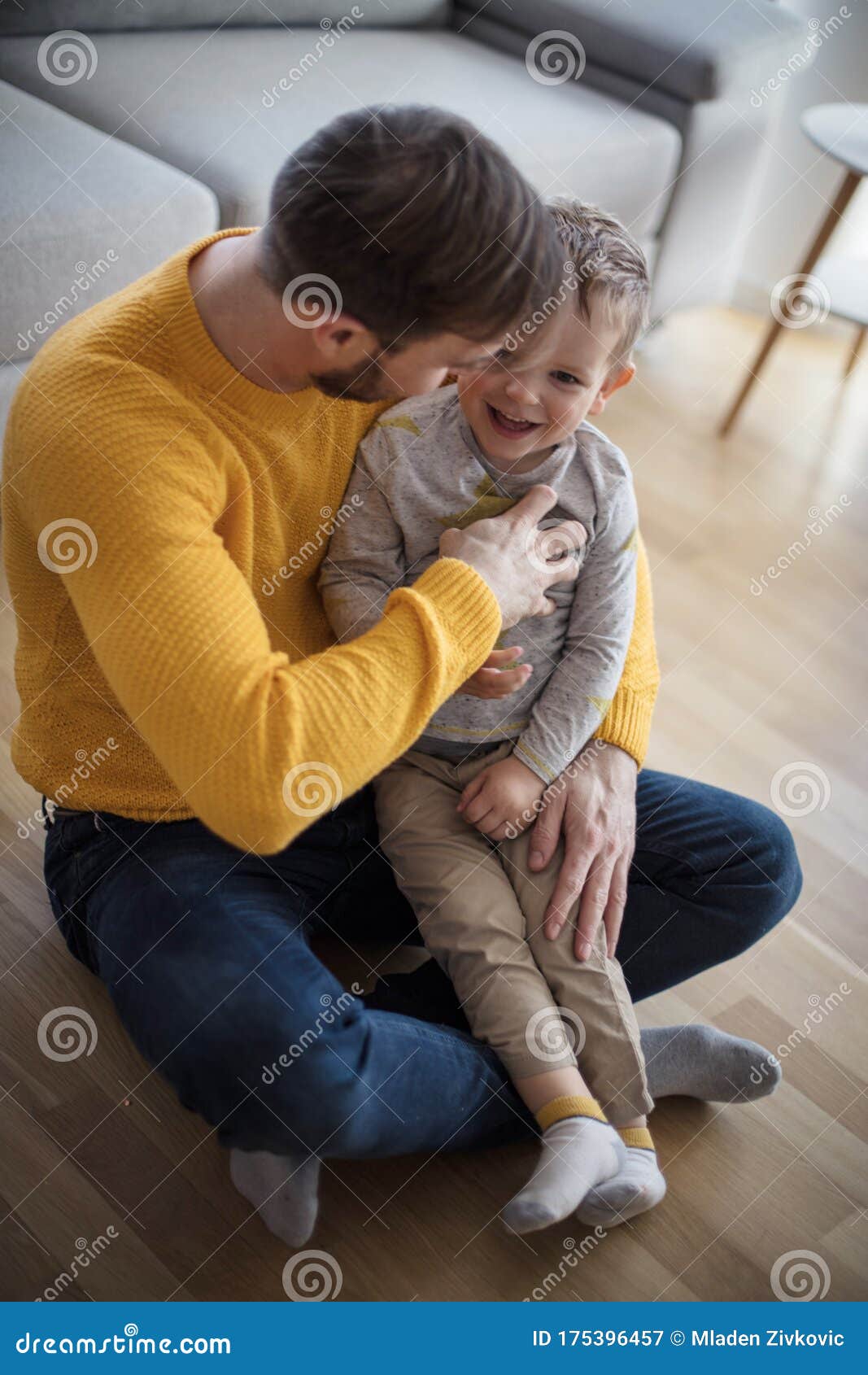 Nothing But Family. Happy Little Girl With Father. Little Child Love ...