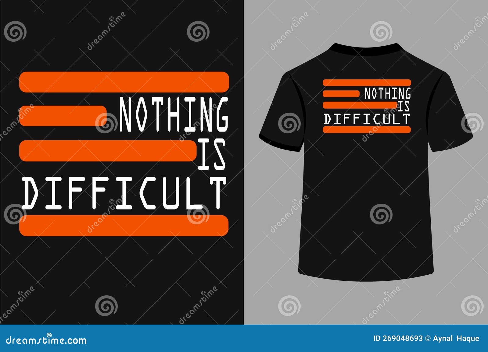 Nothing Is Too Difficult For God. Bible Lettering. Calligraphy Vector ...