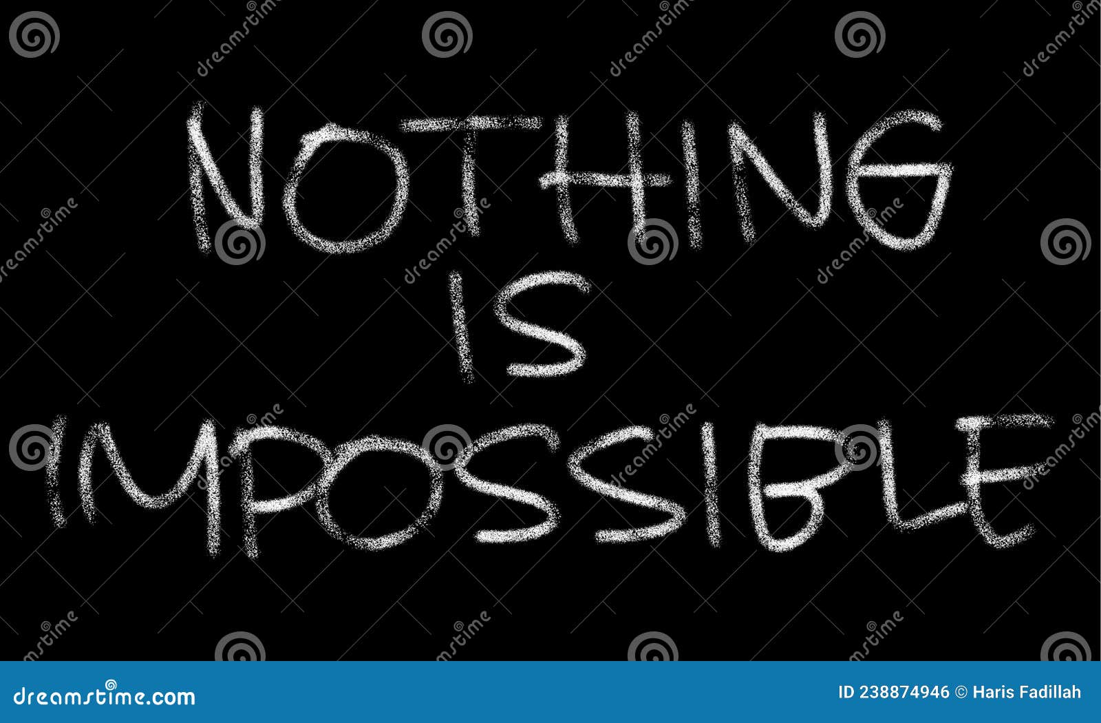 Nothing is impossible stock photo. Image of director - 238874946