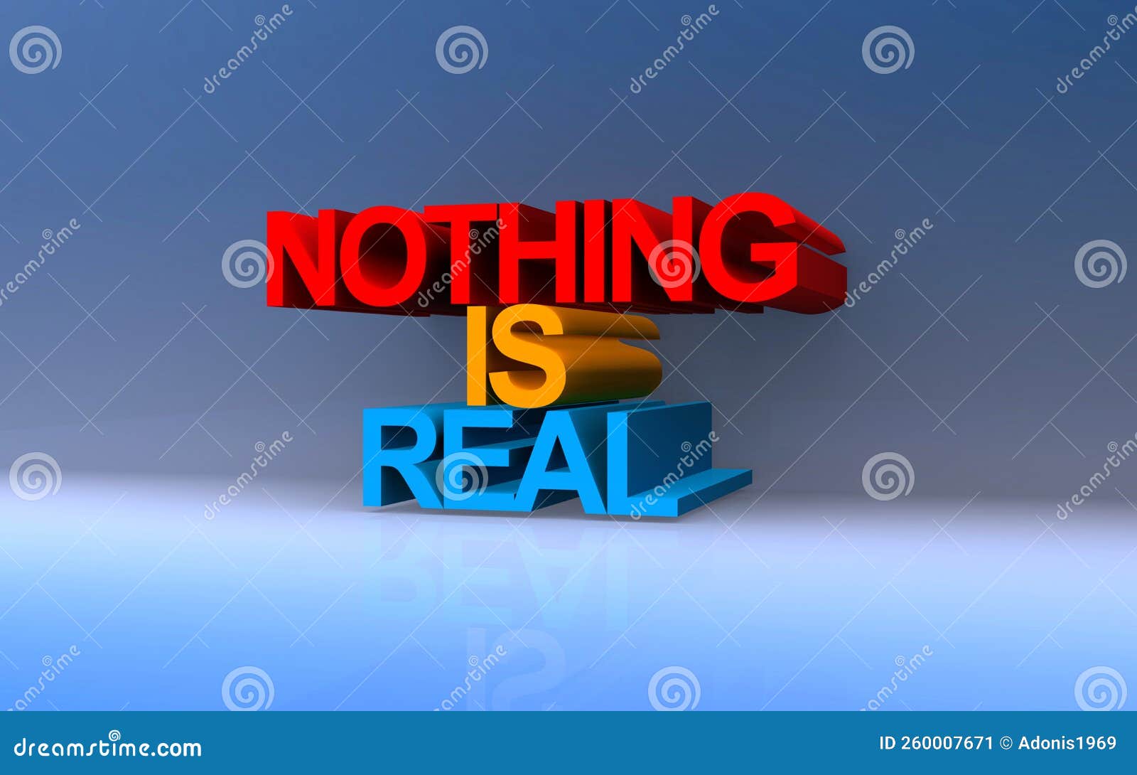 Nothing But Blue Sky - Lettering Inspiring Calligraphy Poster With Text ...