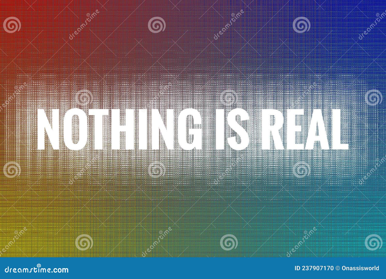 Nothing is Real Color Abstract Background Stock Illustration ...