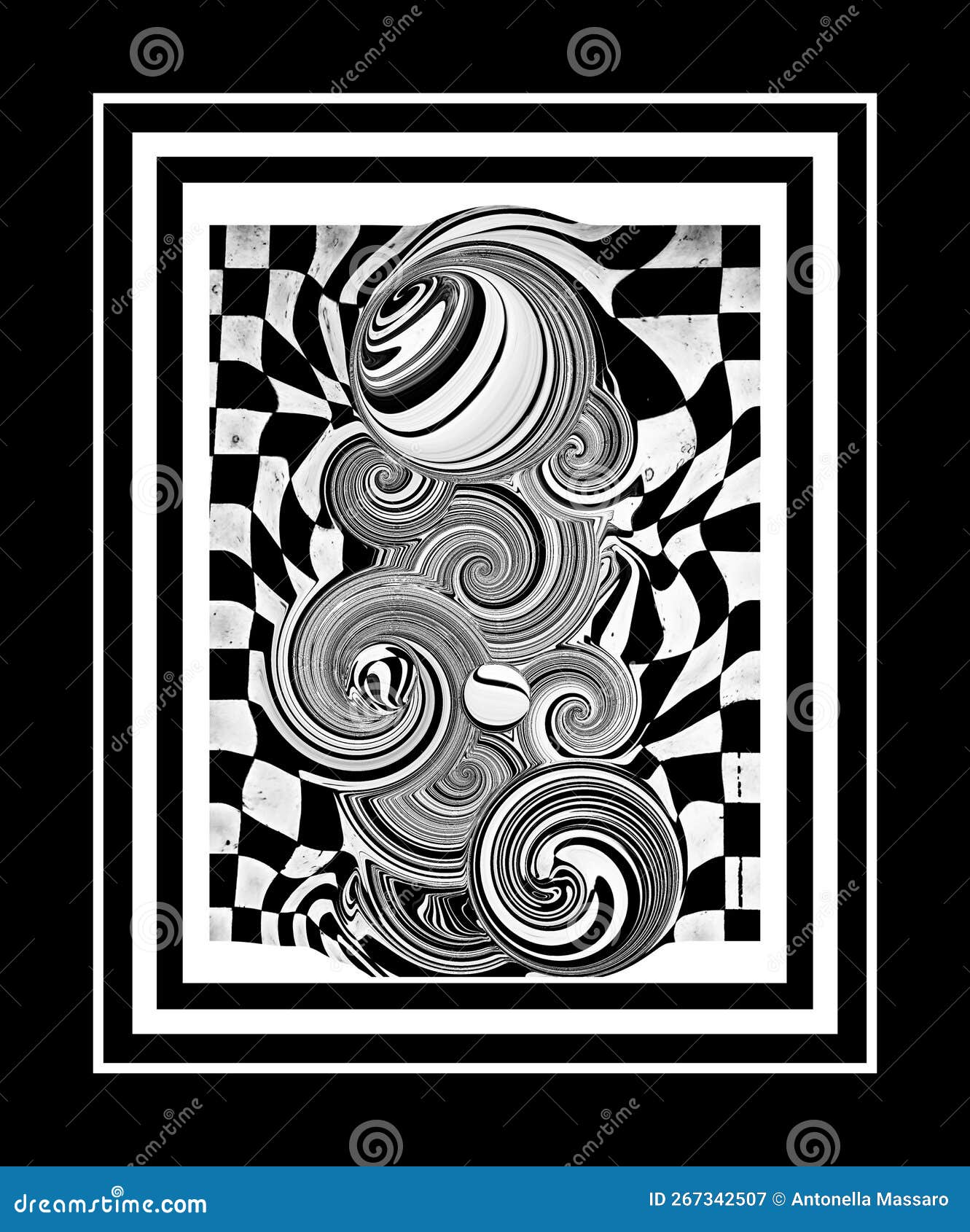 Nothing is real stock illustration. Illustration of pattern - 267342507