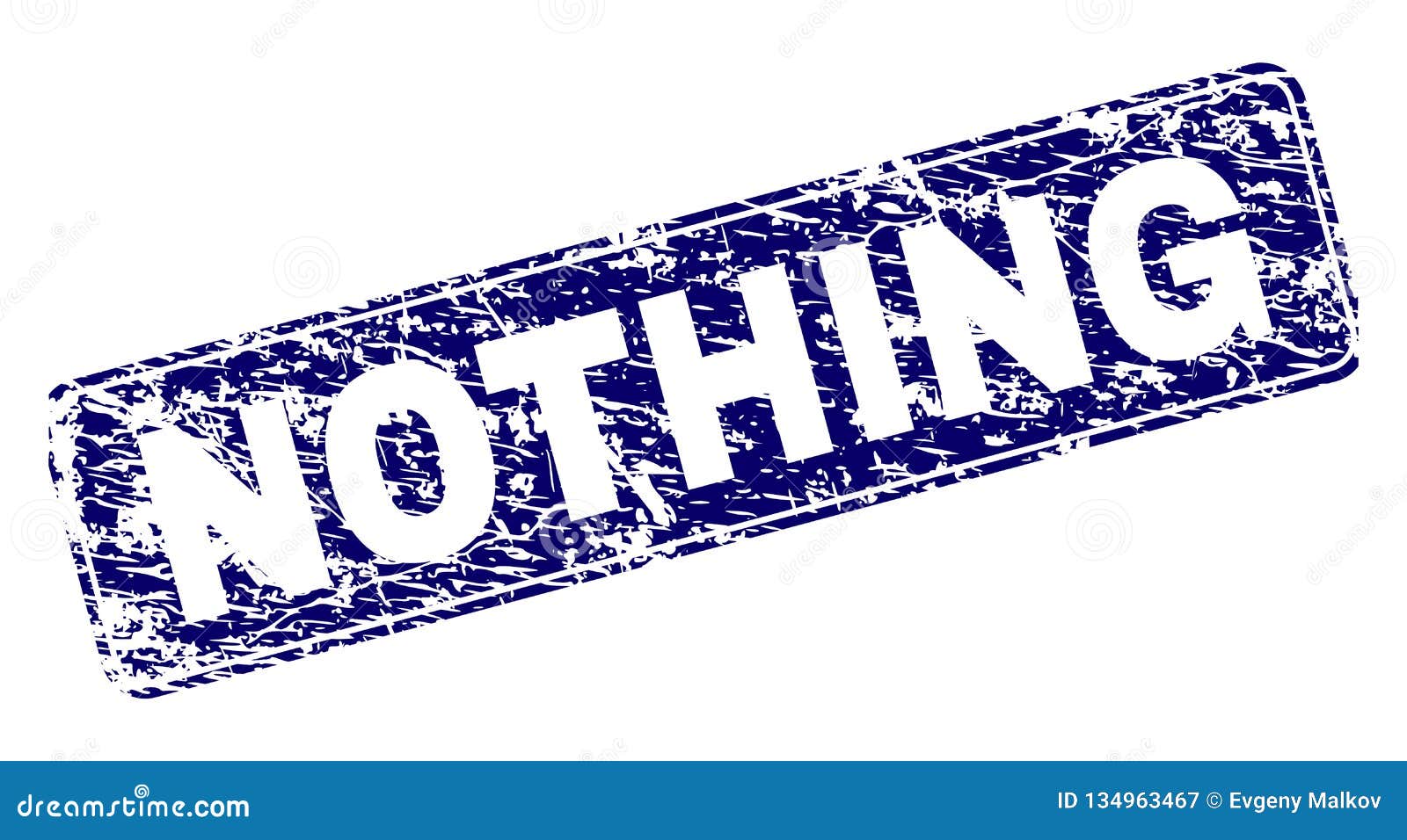 Grunge NOTHING Framed Rounded Rectangle Stamp Stock Vector ...
