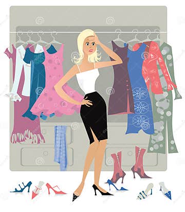 Nothing to dress2 stock vector. Illustration of perfect - 2536541