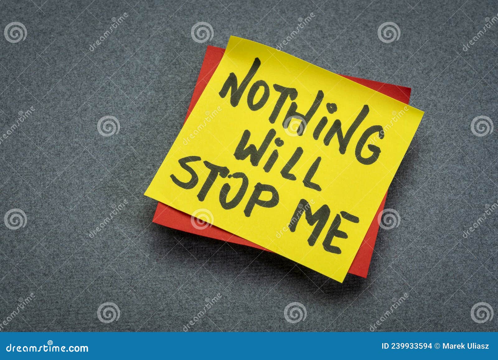 Nothing will stop me stock photo. Image of stop, concept - 239933594