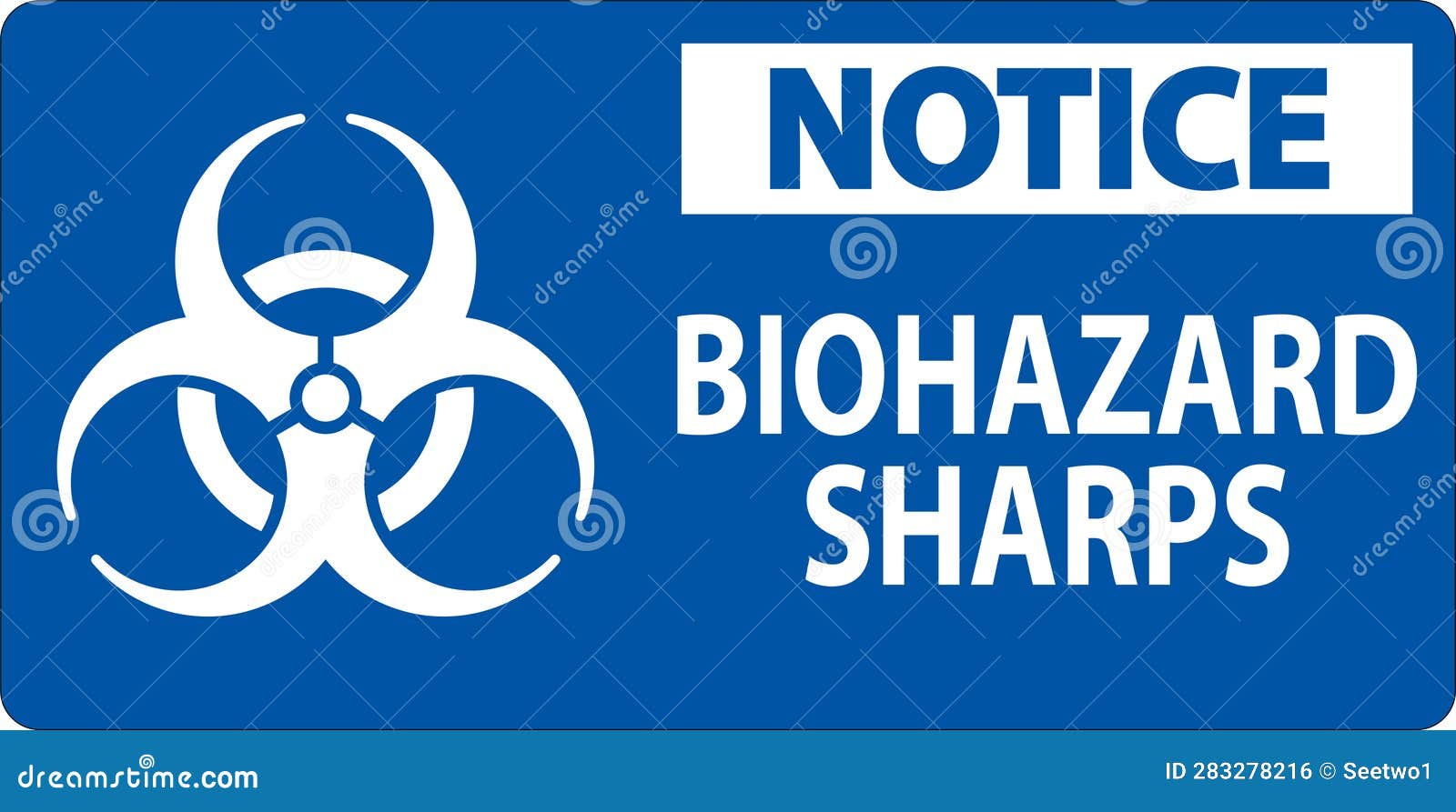 Notice Sharps Disposal Symbol Sign, Vector Illustration, Isolated On ...