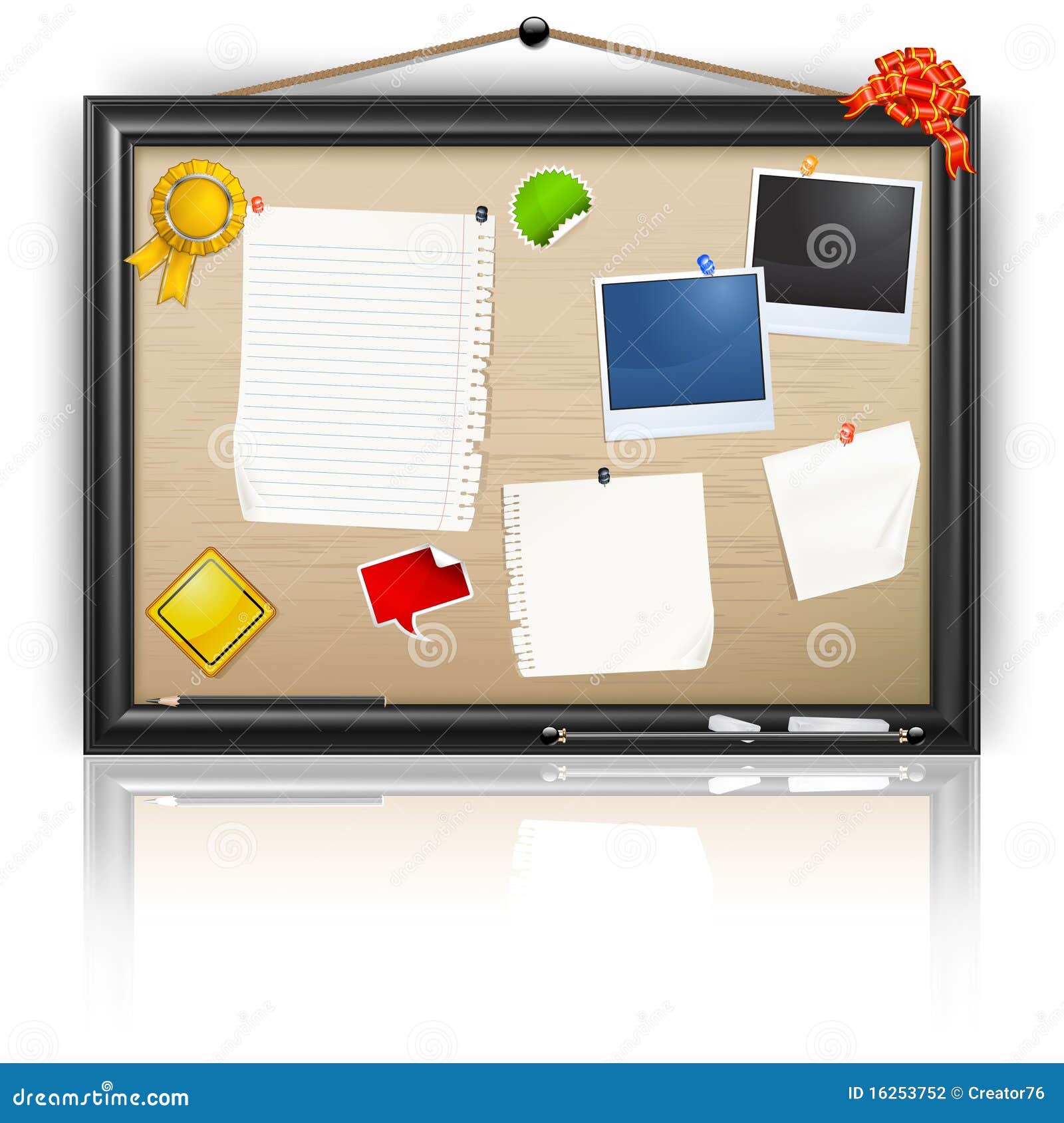Notice board stock vector. Illustration of layout, remember - 16253752 Notice board stock vector. Illustration of layout, remember - 16253752
